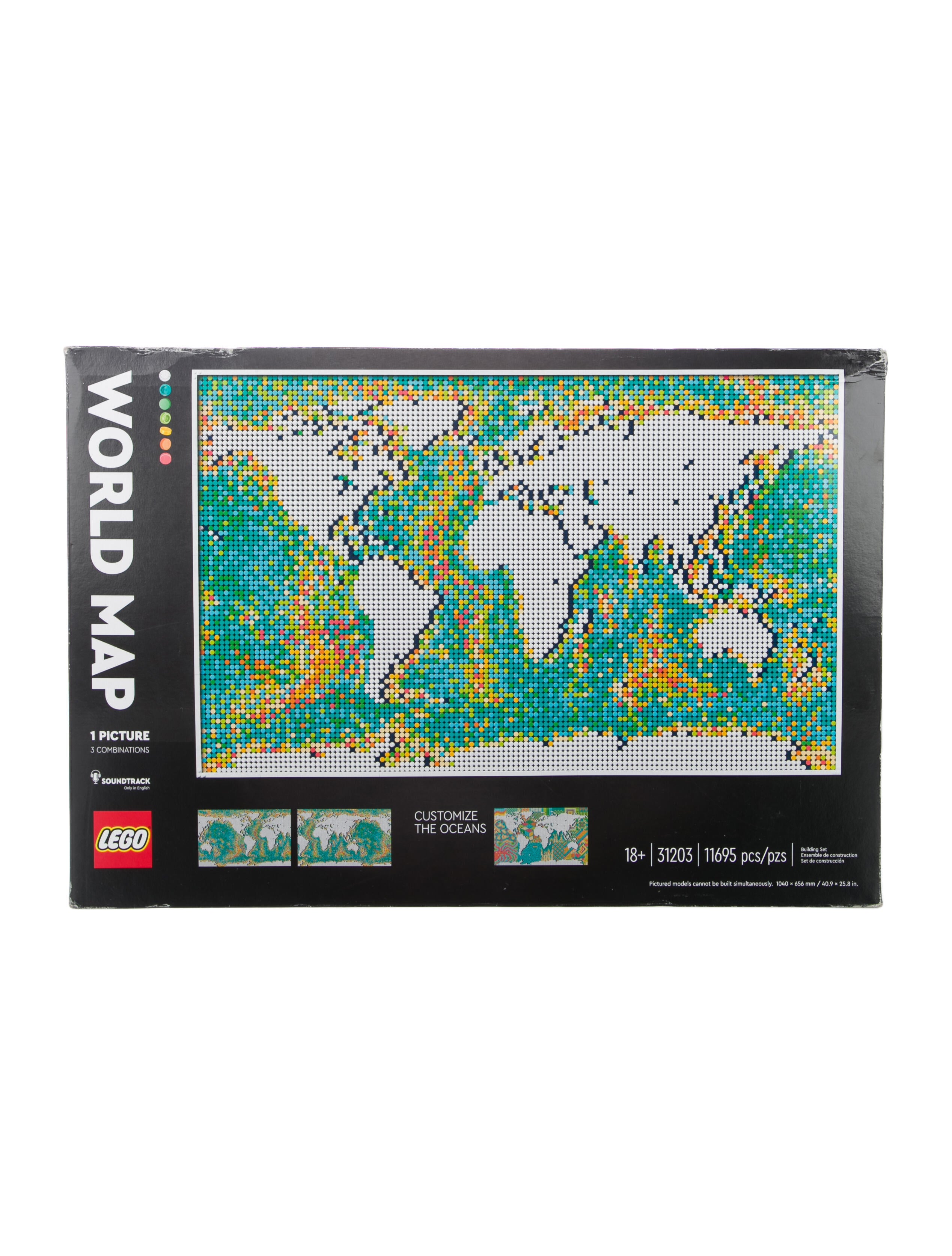 Decor LEGO ART World Map Building Set - Other, Collectibles ...