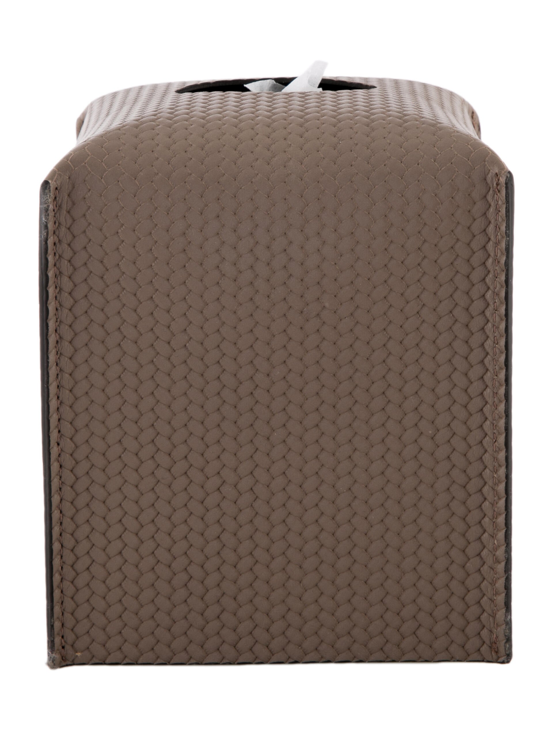 Decor Pinetti Tall Tissue Box Cover - Brown Bath, Bedding & Bath ...