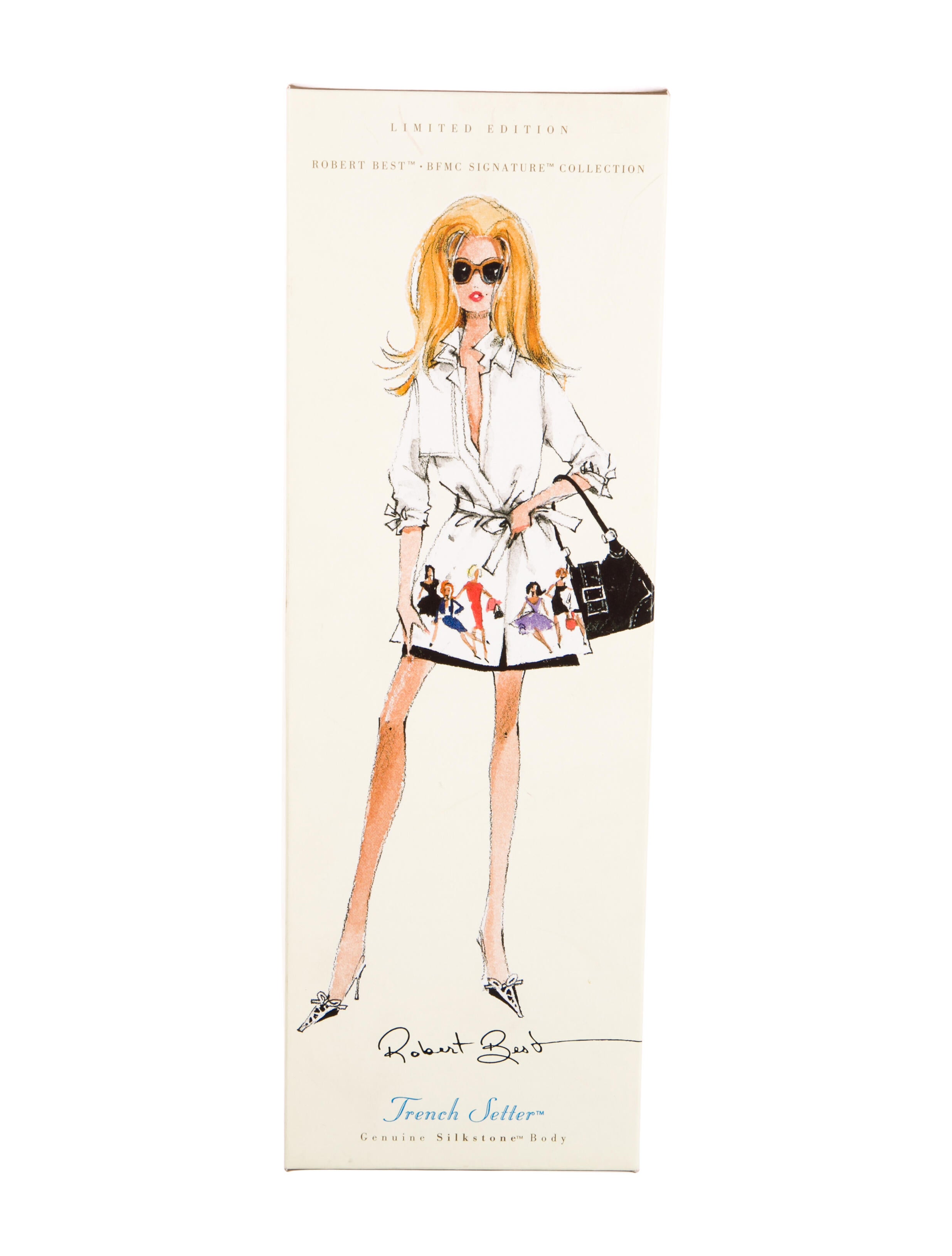 Decor Robert Best Trench Setter Silkstone Barbie Doll - Black Figures ...