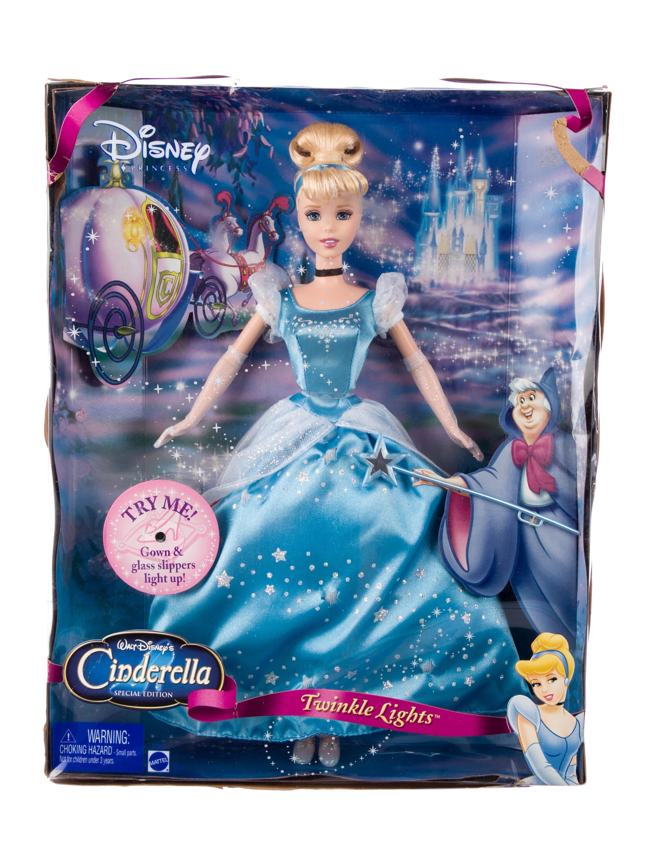 Decor Walt Disney's Cinderella Barbie - Blue Figures, Collectibles ...