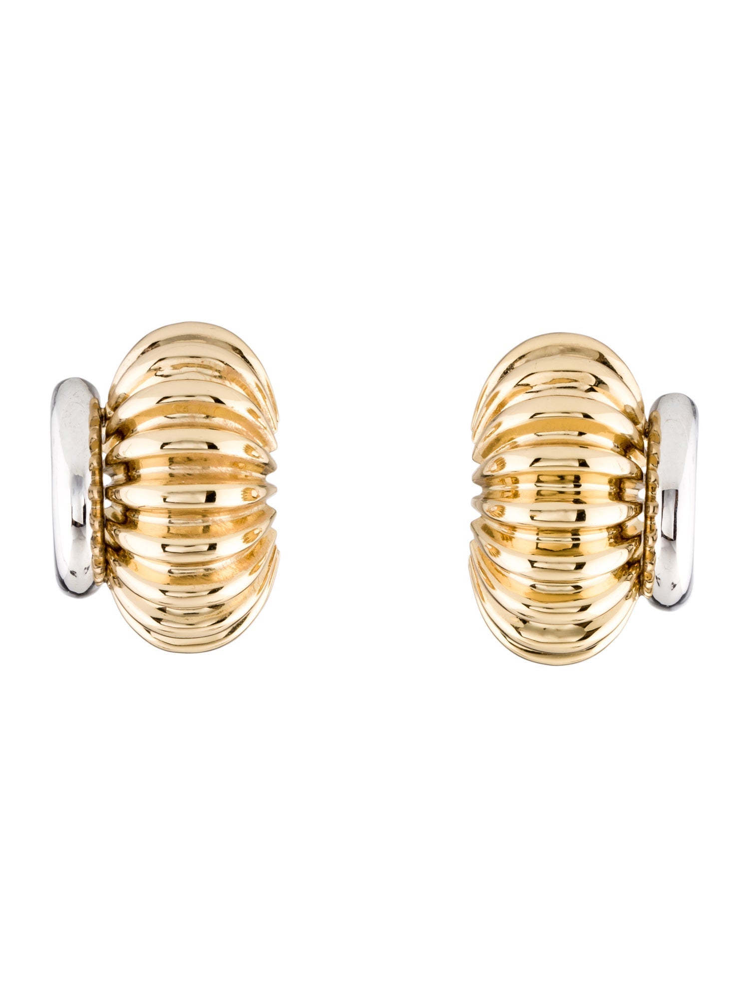Demarson Lexi Earclip Hoop Earrings - Brass Earclip, Earrings ...