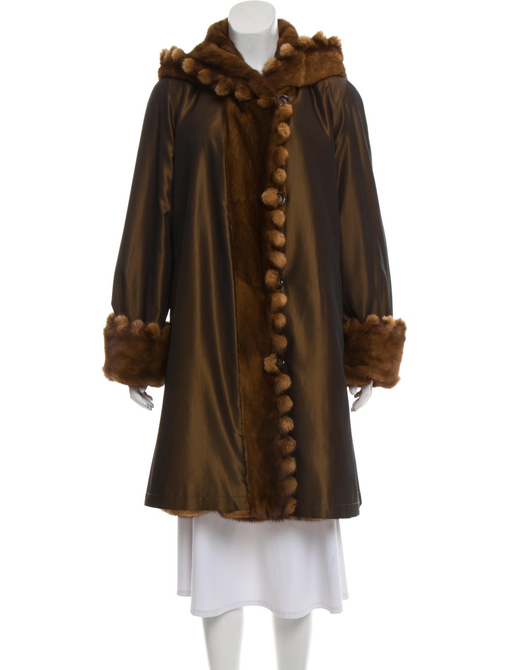 Dennis Basso Reversible Mink Fur Coat Clothing Den20762 The Realreal