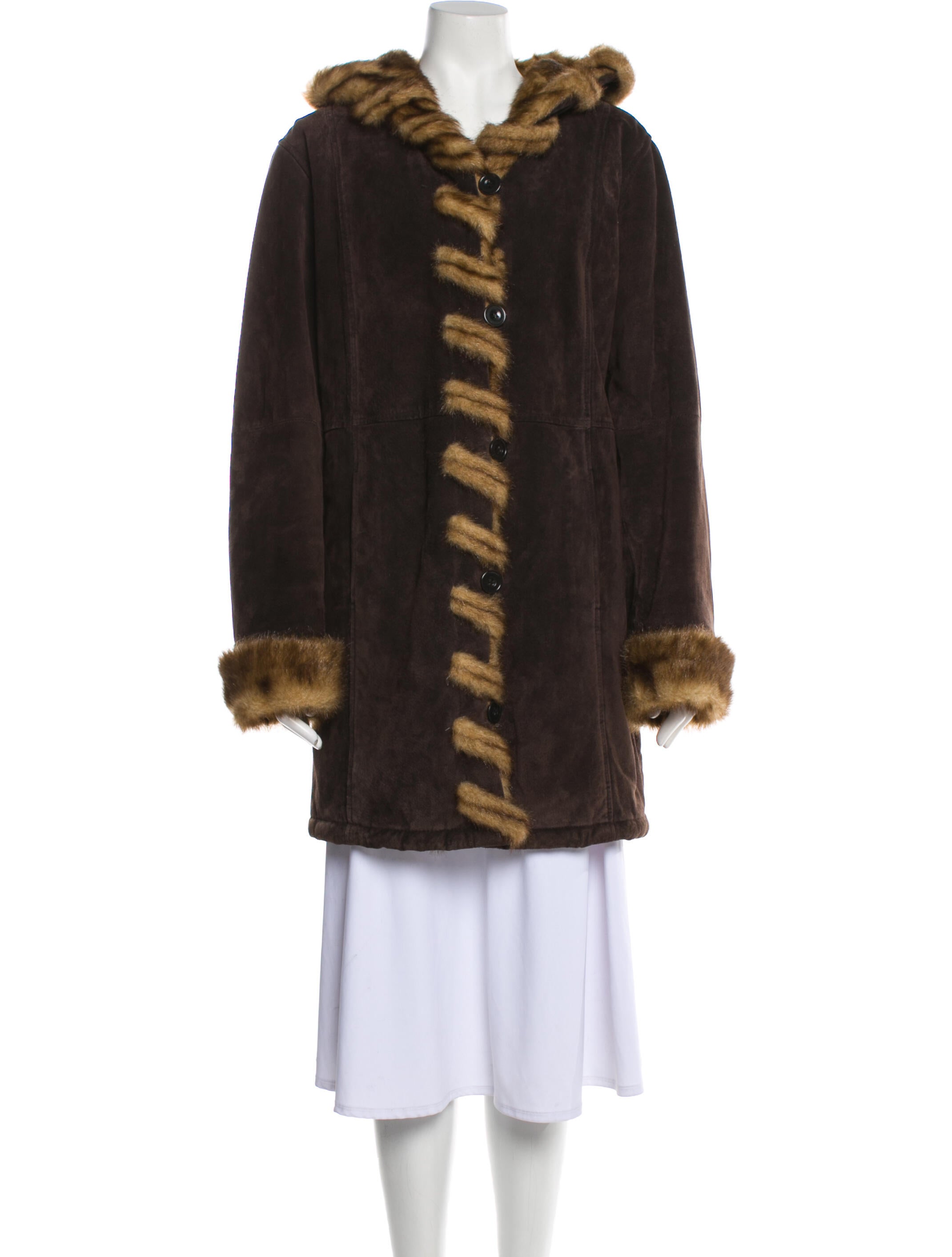 Dennis Basso Sheared Mink Coat Brown Coats Clothing Den20165 The Realreal