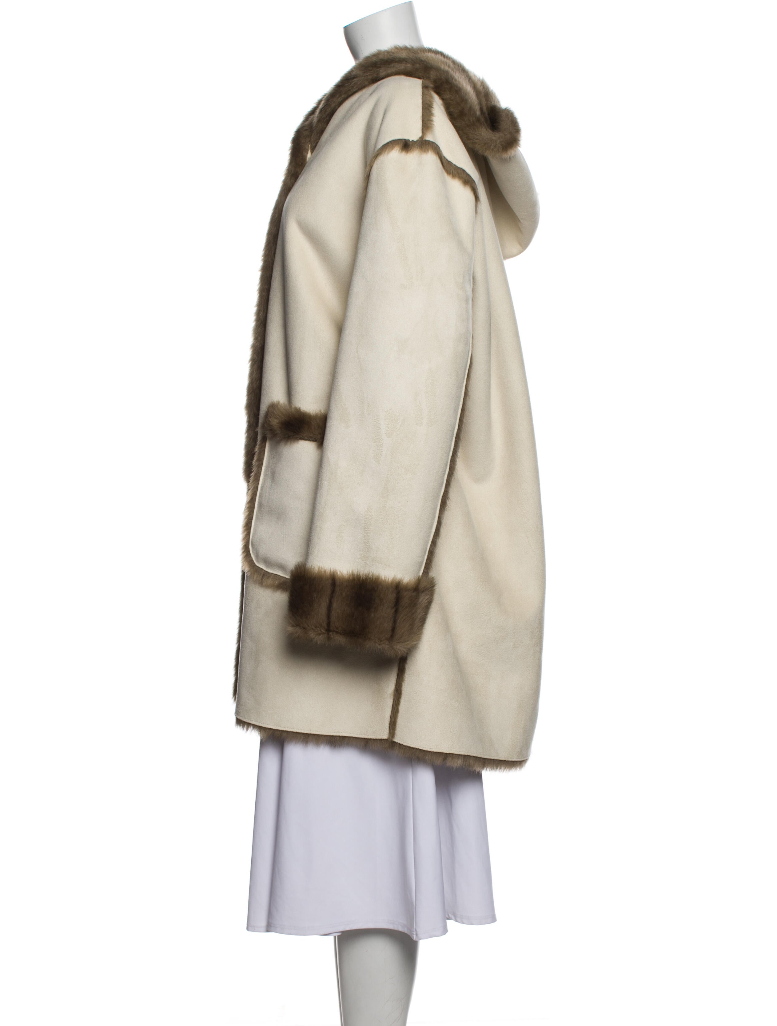 Dennis Basso Sable Fur Long Coat Neutrals Coats Clothing Den20435 The Realreal