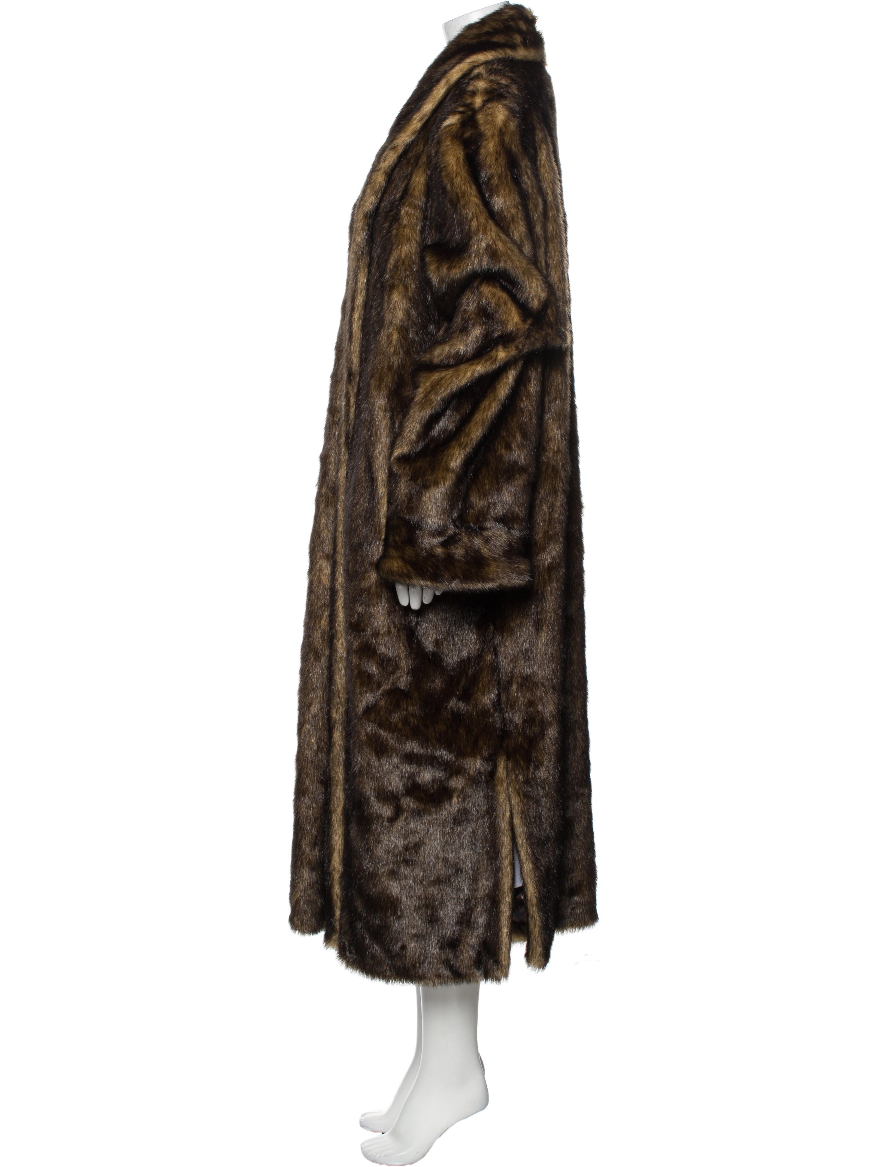Dennis Basso Fur Coat Brown Coats Clothing Den22765 The Realreal