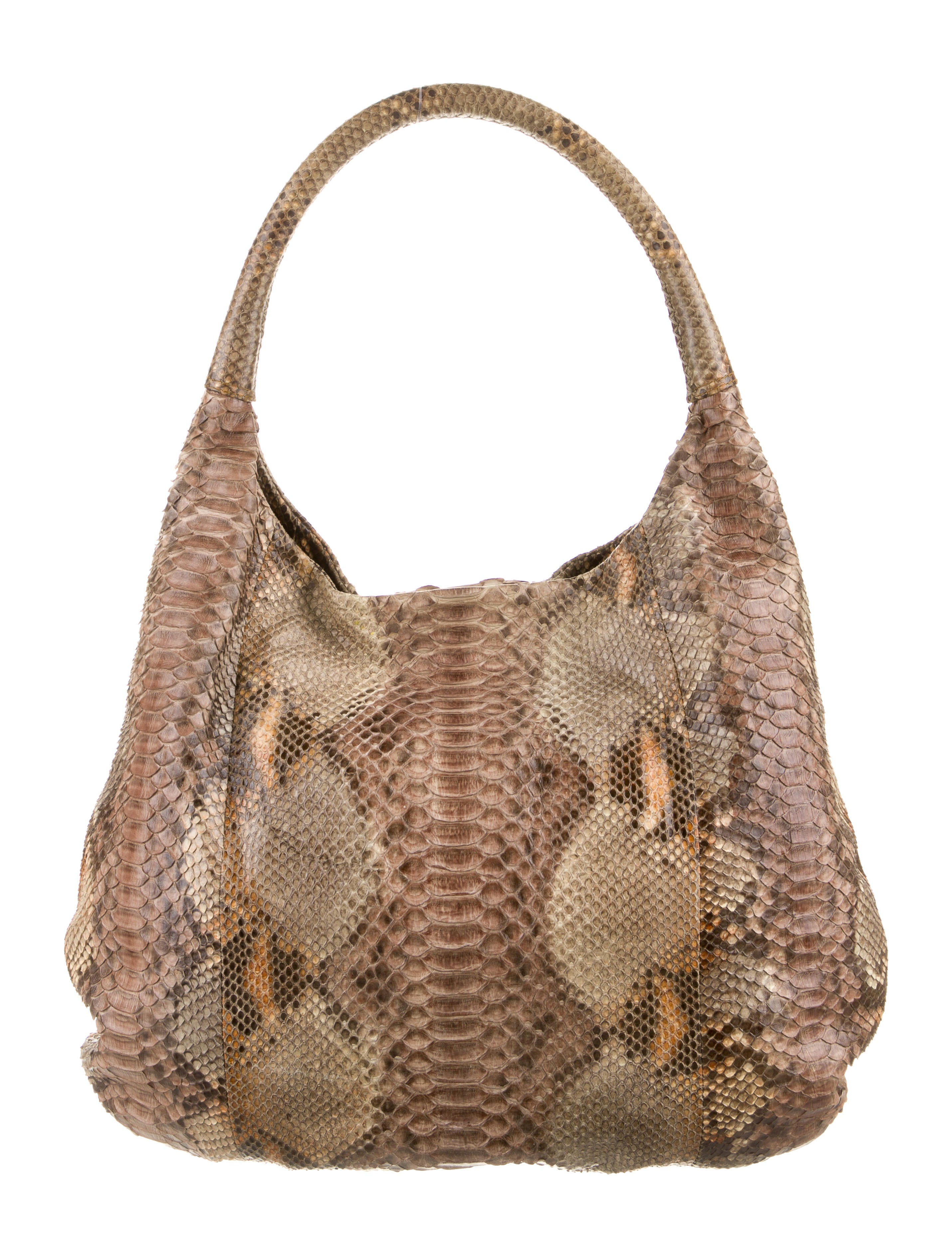 Devi Kroell Metallic Python Bag - Blue Handle Bags, Handbags - DEV21207 ...