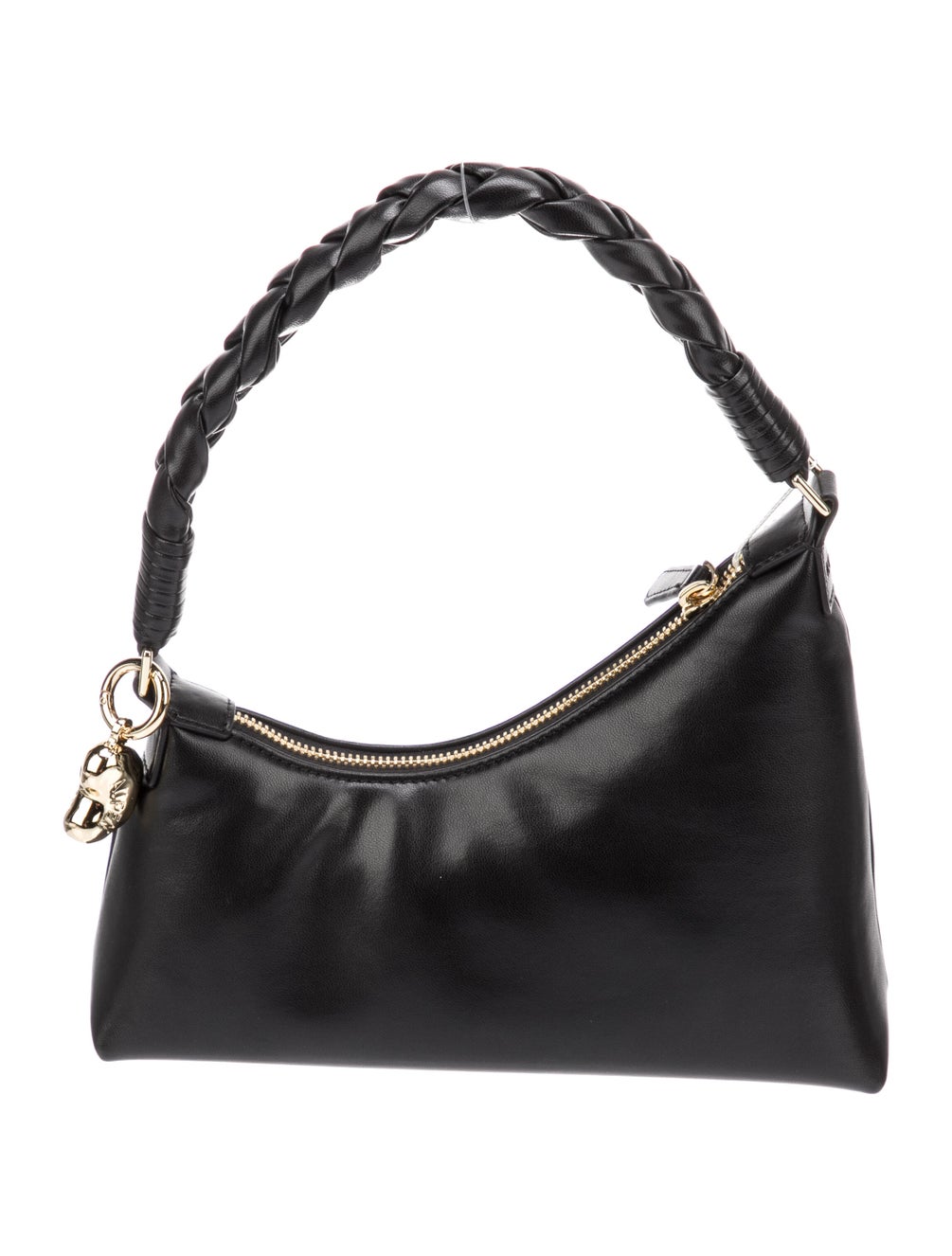 Aupen Leather Shoulder Bag w/Tags - Black Shoulder Bags, Handbags ...