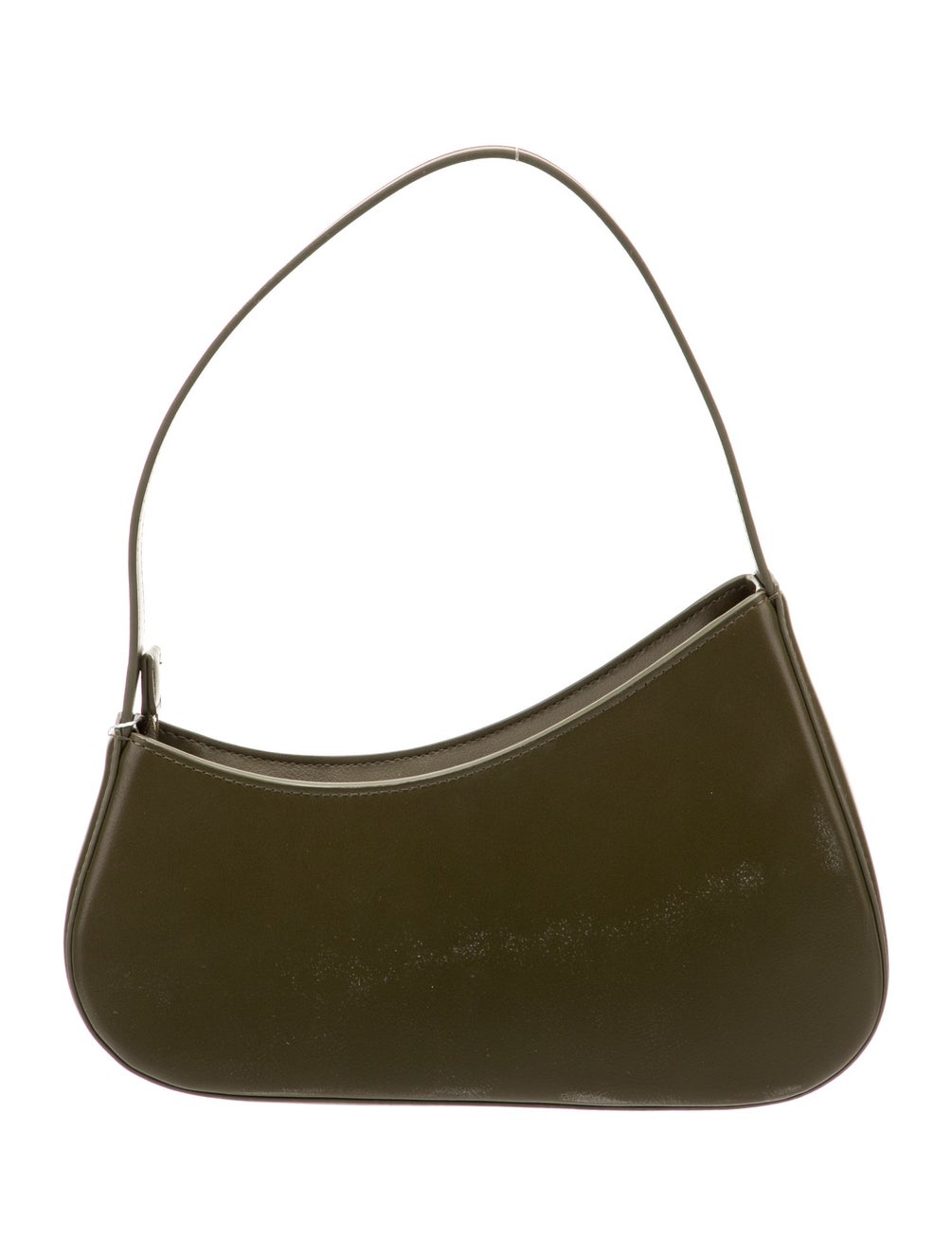 Aupen Solid Leather Shoulder Bag w/Tags - Green Shoulder Bags, Handbags ...