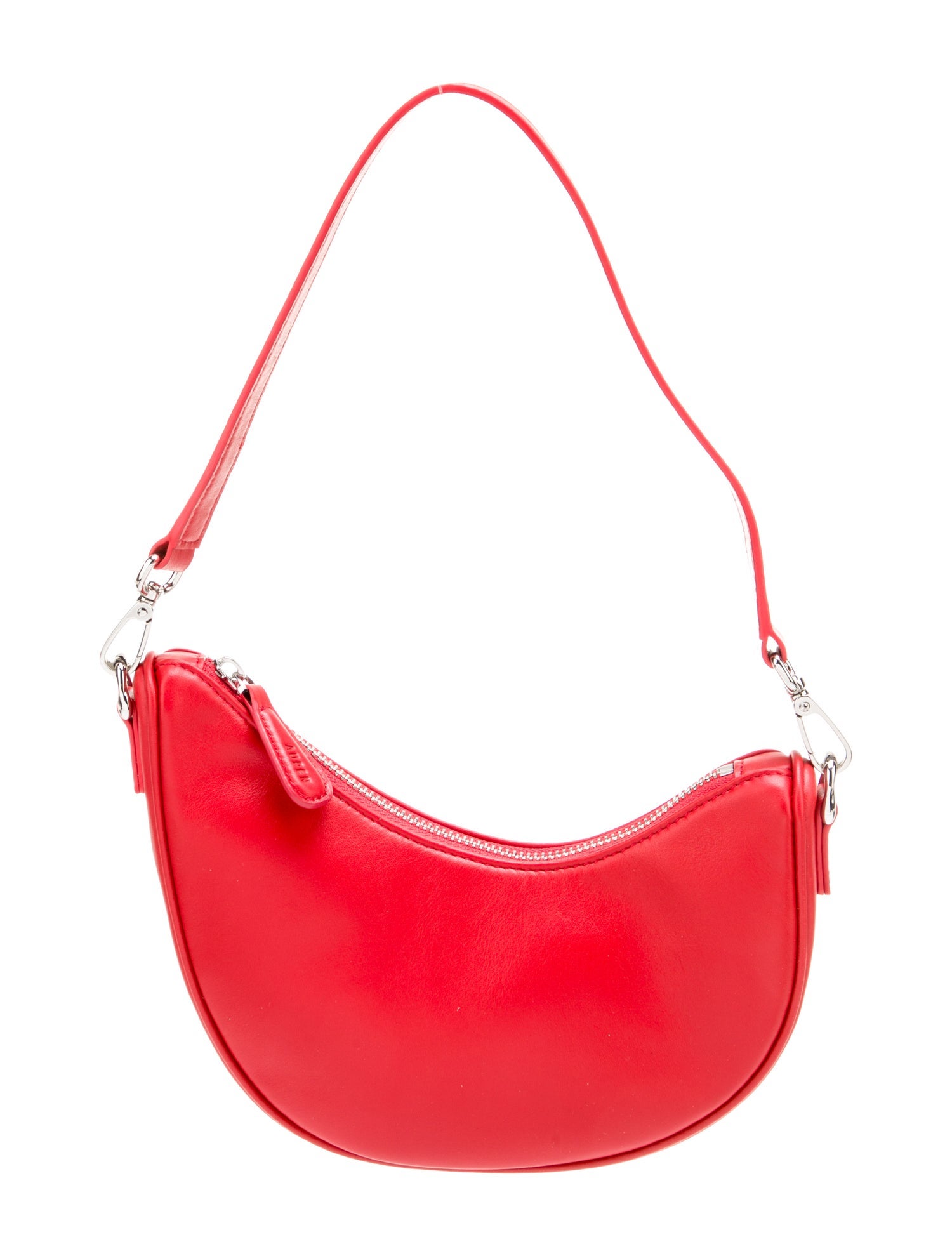 Aupen Leather Shoulder Bag w/ Tags - Red Shoulder Bags, Handbags ...