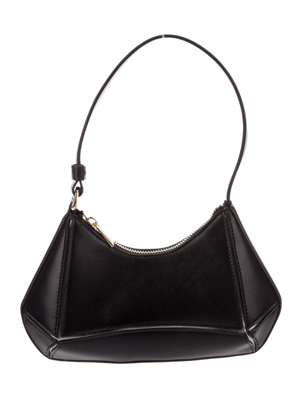 Aupen Leather Shoulder Bag - Black Shoulder Bags, Handbags - DFHSD20220 ...