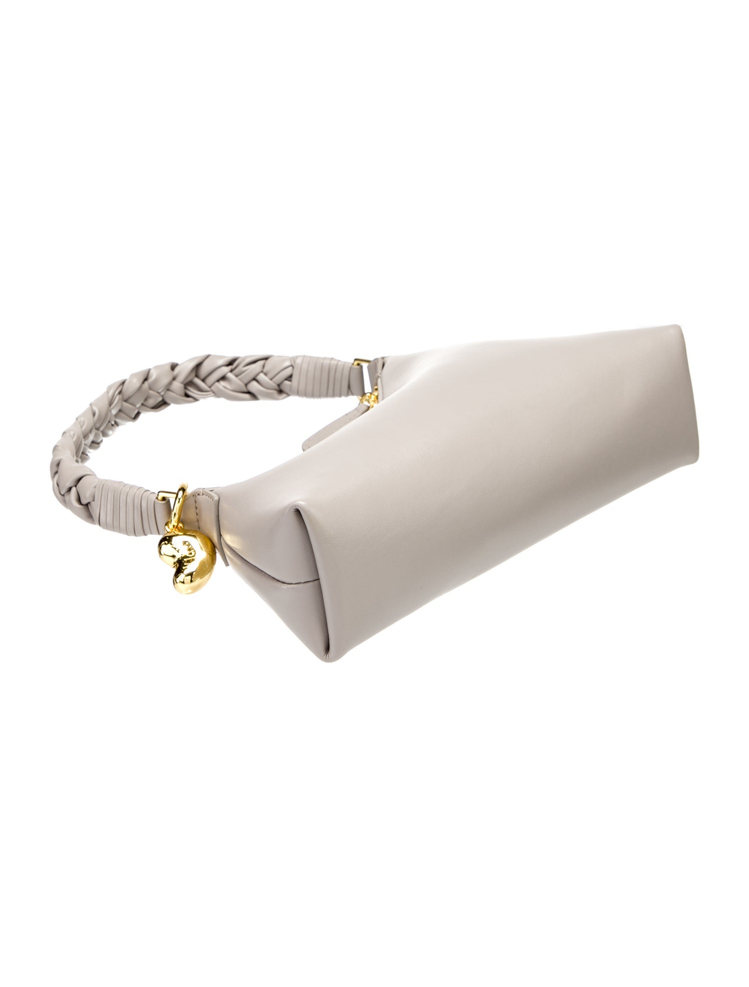 Aupen Leather Top Handle Bag - Grey Handle Bags, Handbags - DFHSD20403 ...