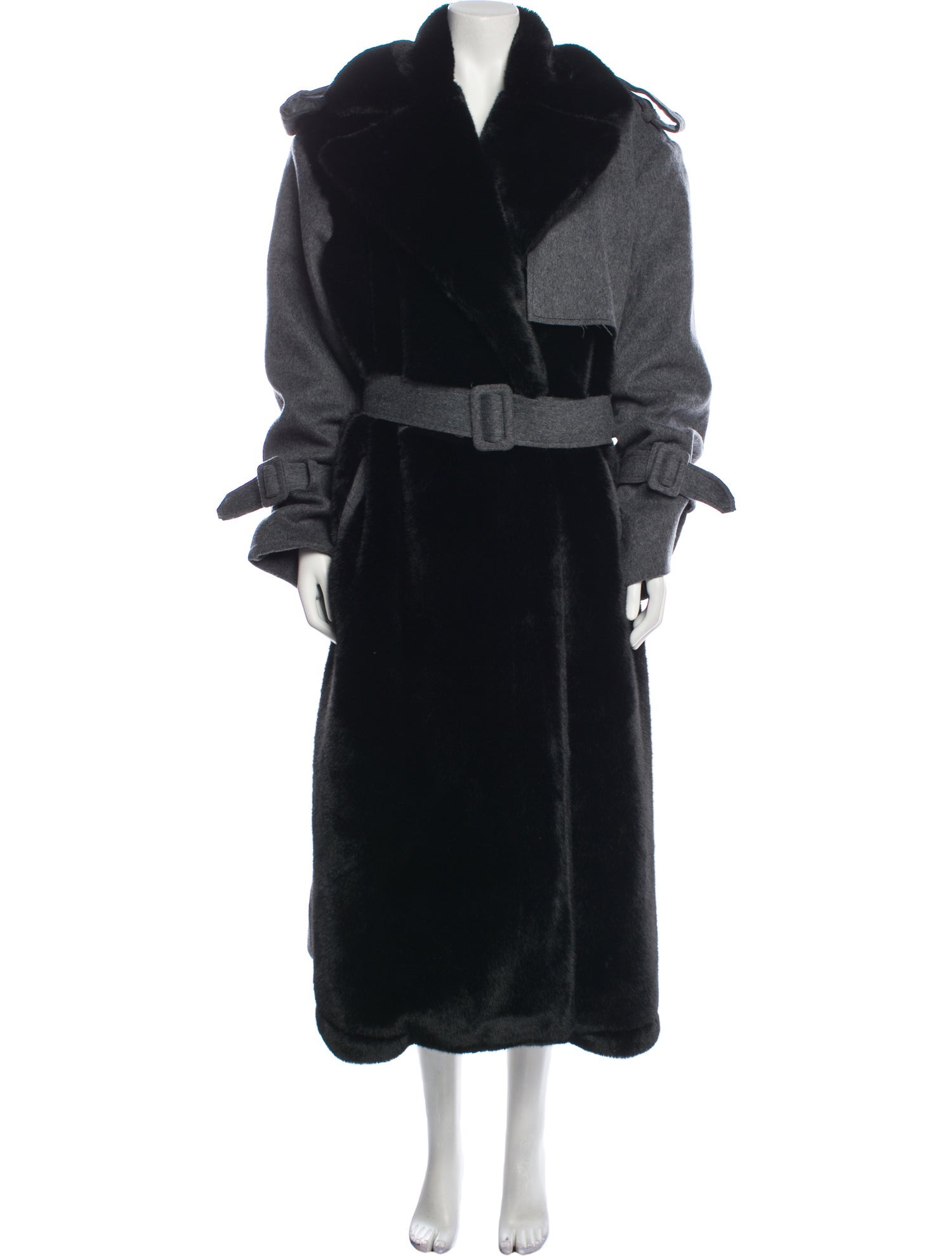 Source Unknown Coat - Grey Coats, Clothing - DFS20006 | The RealReal