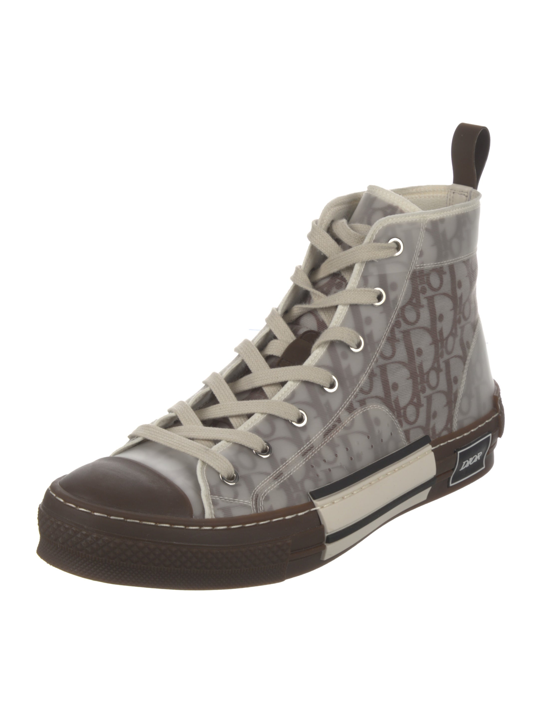 DIOR MEN B23 'Dior Oblique -Coffee' Sneakers - Brown Sneakers, Shoes ...