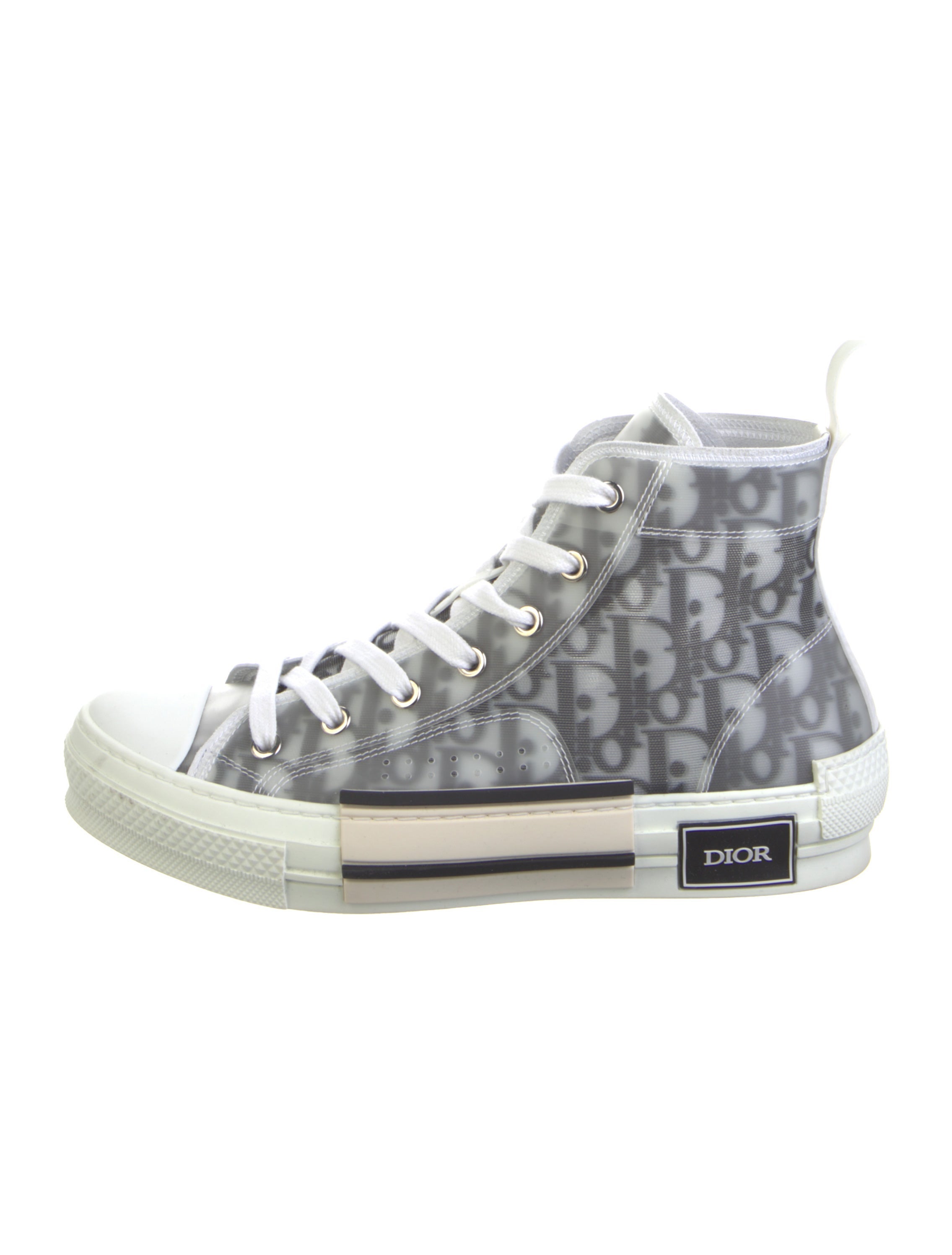 DIOR MEN B23 Logo Oblique Sneakers - White Sneakers, Shoes - DIORM33654 ...