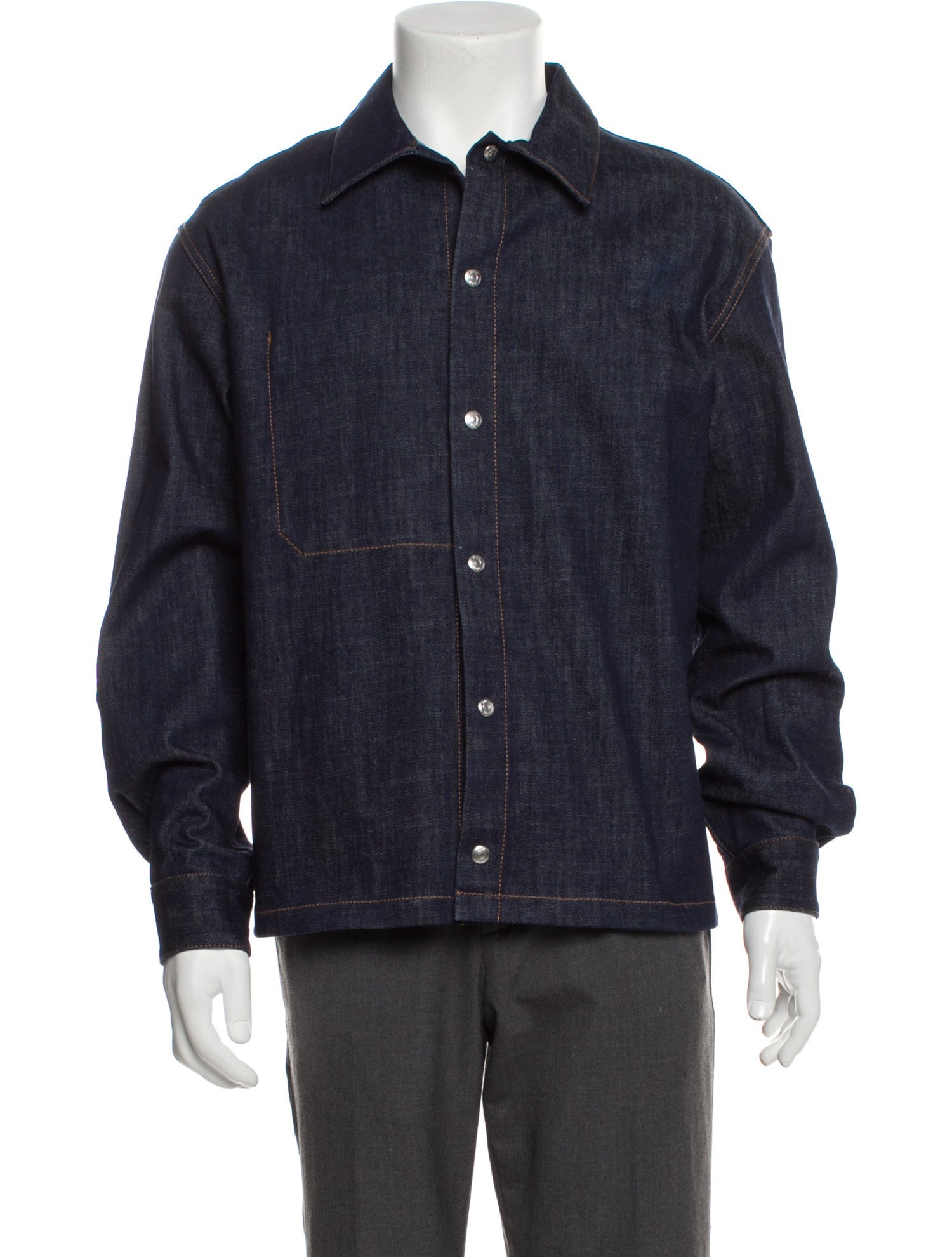DIOR MEN 2020 Lined Denim Jacket - Blue Outerwear, Clothing ...