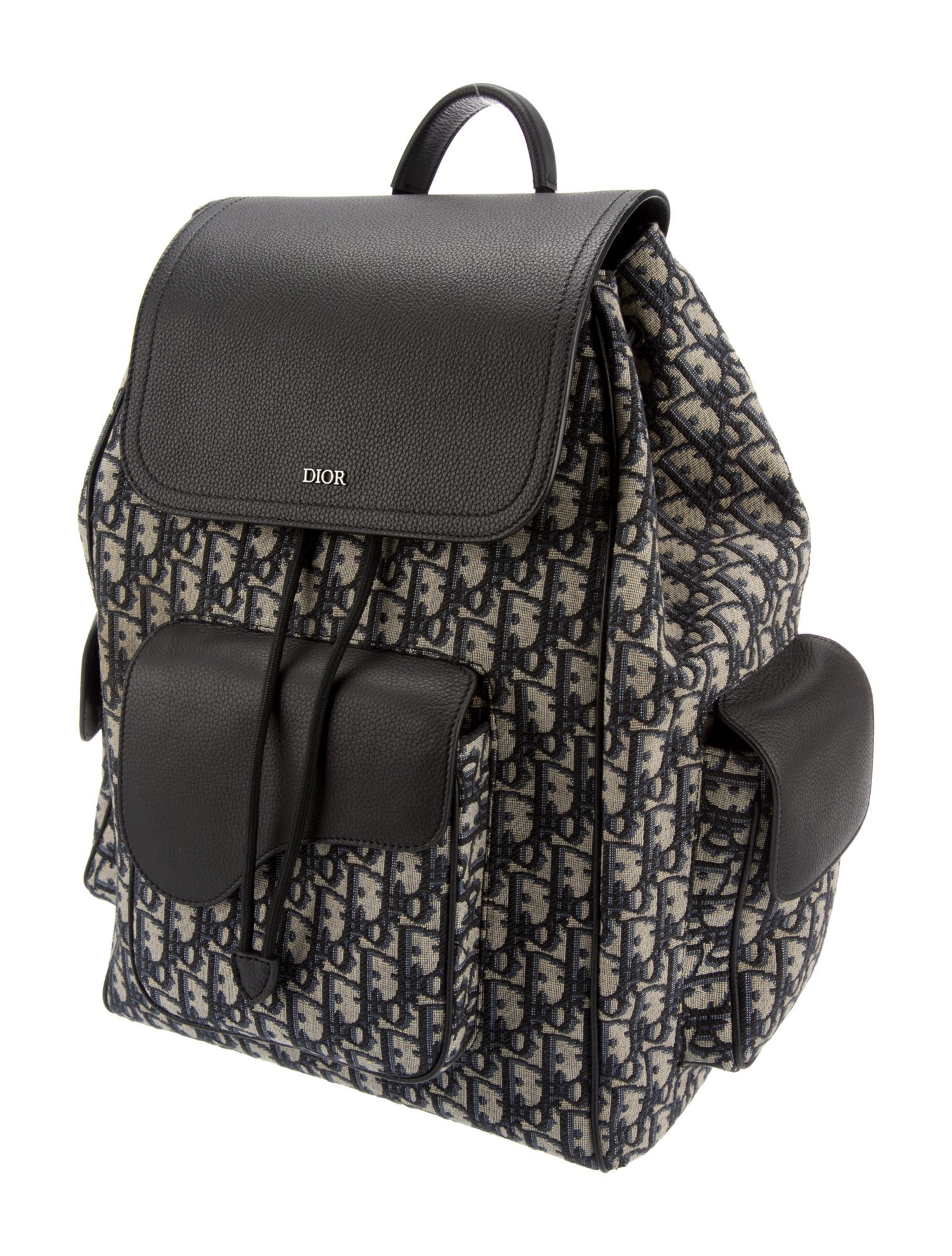DIOR MEN 2023 Oblique Saddle Backpack - Neutrals Backpacks, Bags ...