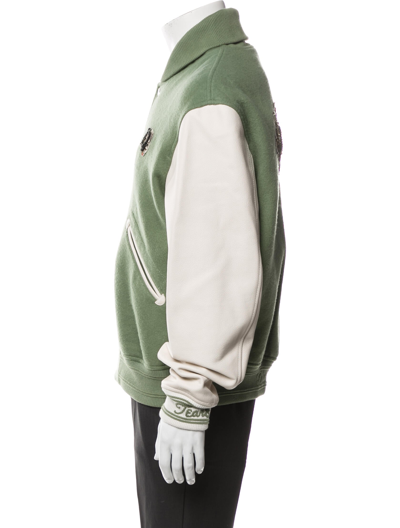 DIOR MEN 2023 x Denim Tears Varsity Jacket - Green Outerwear, Clothing ...