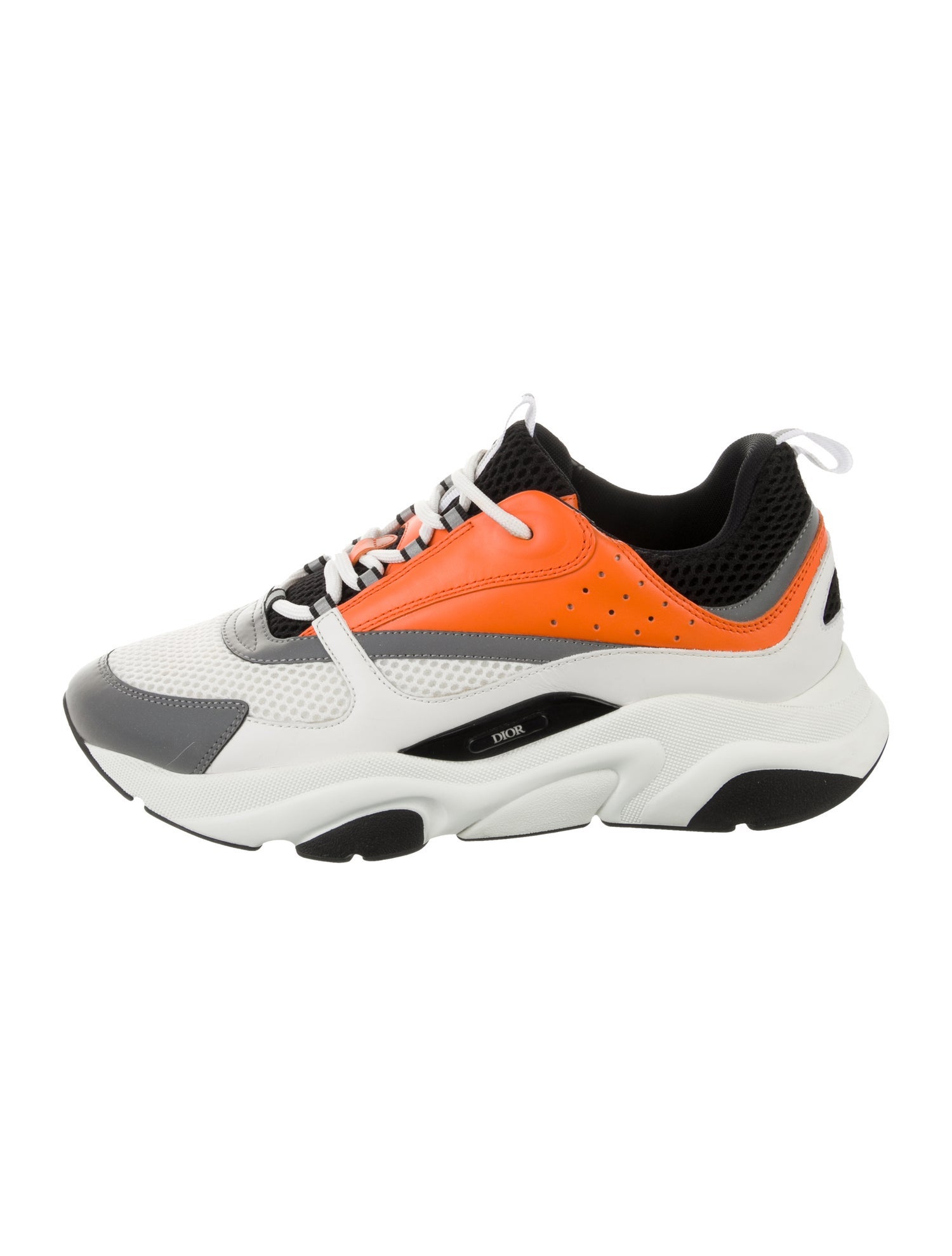 DIOR MEN B22 Chunky Sneakers - Orange Sneakers, Shoes - DIORM45976 ...