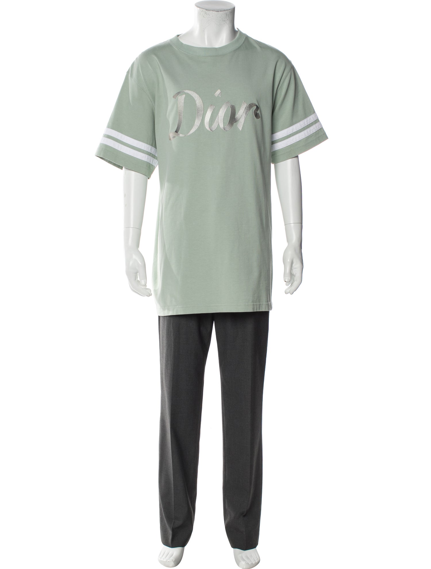 DIOR MEN 2022 Graphic Print T-Shirt - Green T-Shirts, Clothing ...