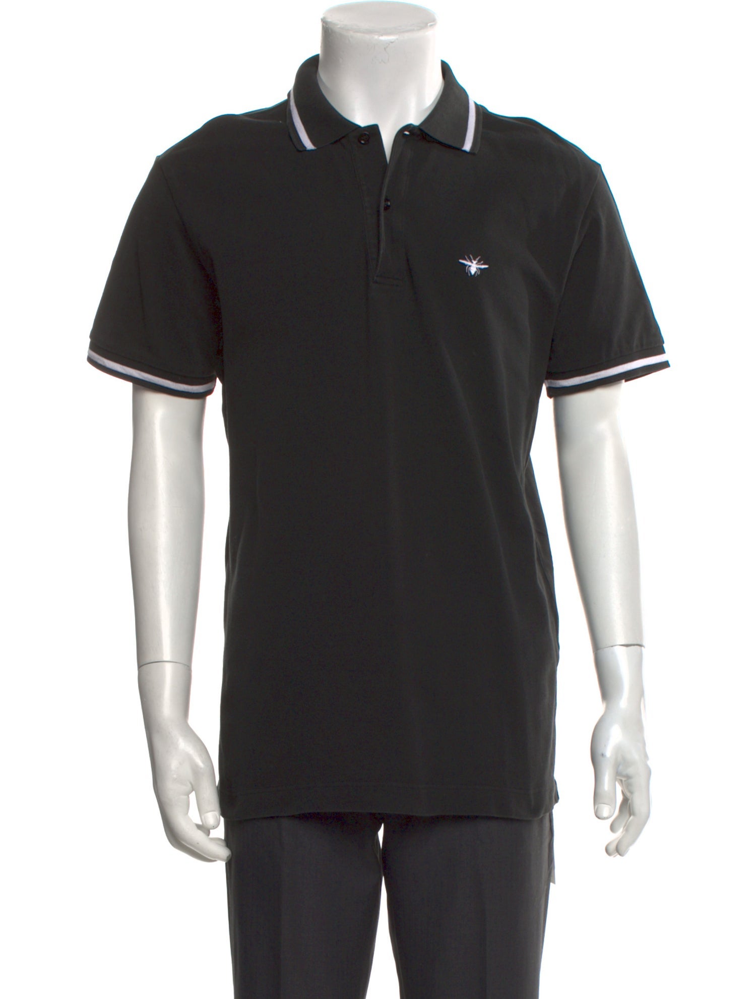 Dior Homme 2014 Bee Accent Polo Shirt - Black Polos, Clothing ...