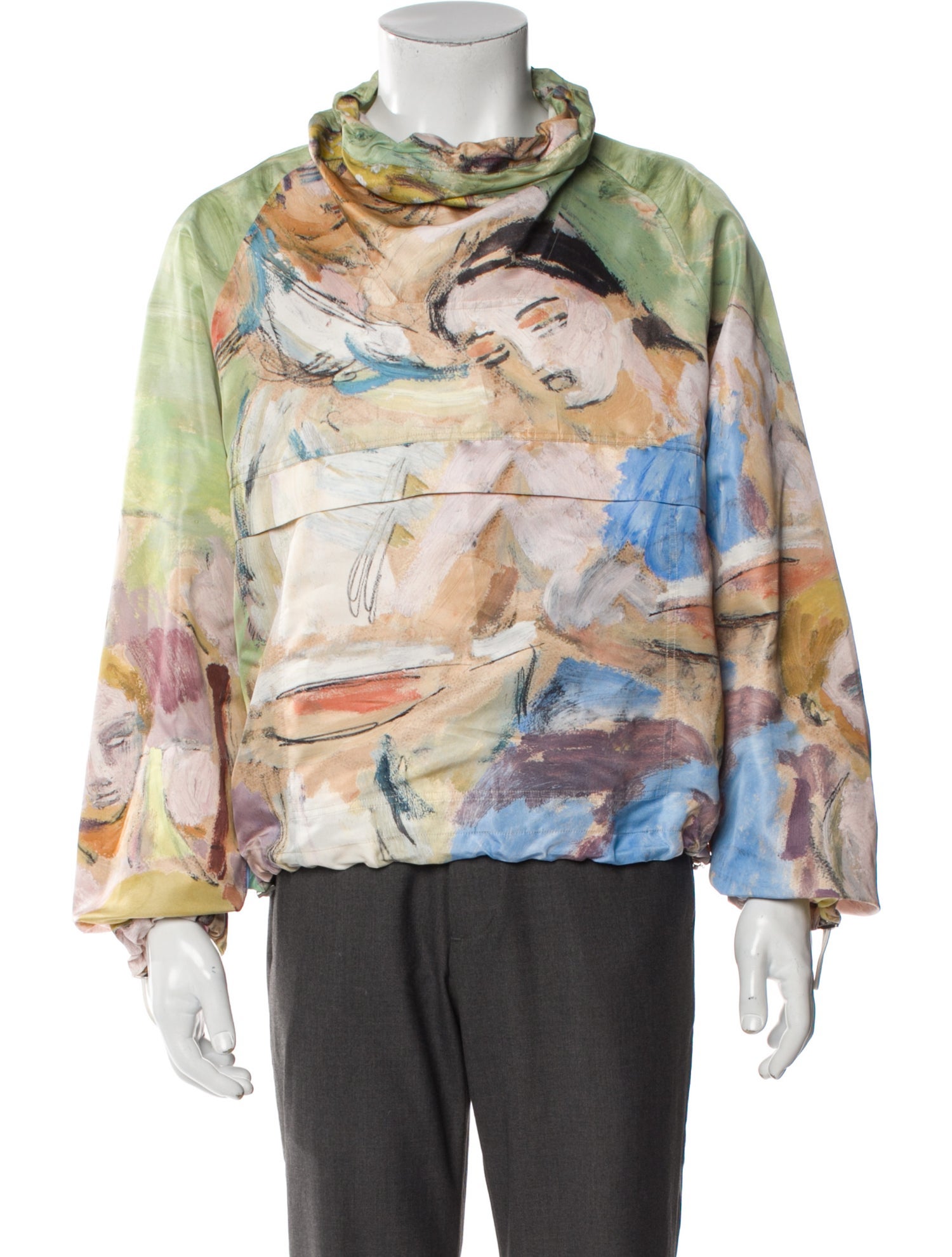 DIOR MEN 2023 x Duncan Grant & Charleston Moto Jacket - Green Outerwear ...