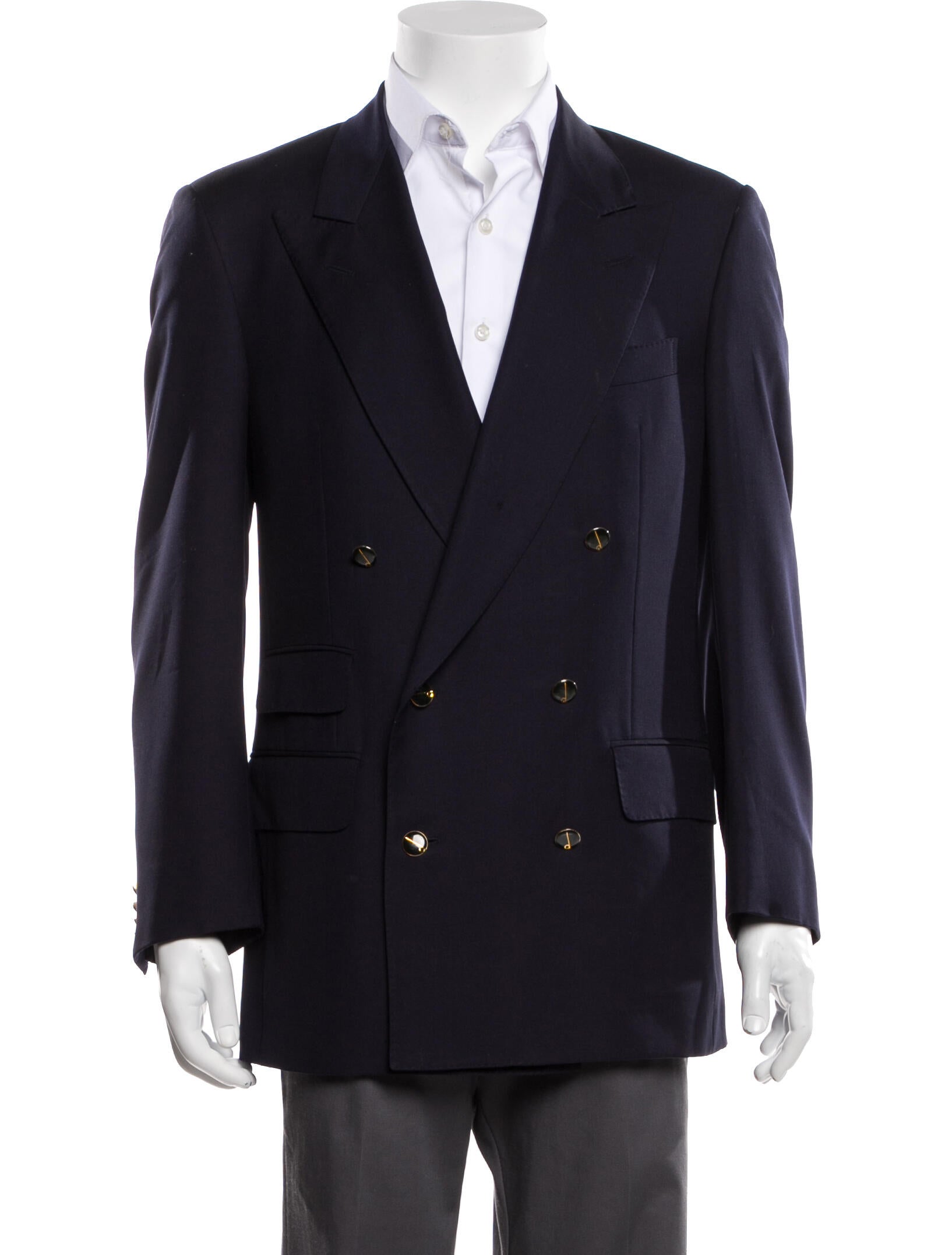 Dunhill Blazer - Blue Suiting, Clothing - DLL25344 | The RealReal