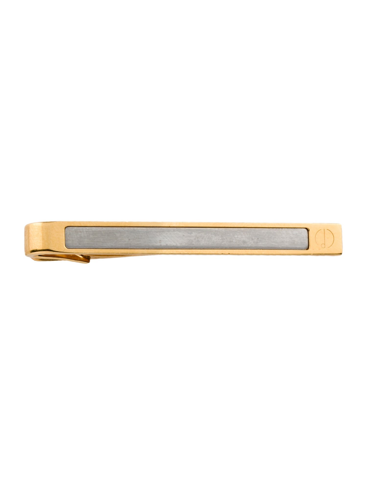 Dunhill Two Tone Tie Bar - Gold-Tone Metal Tie Pins and Clips, Pins ...