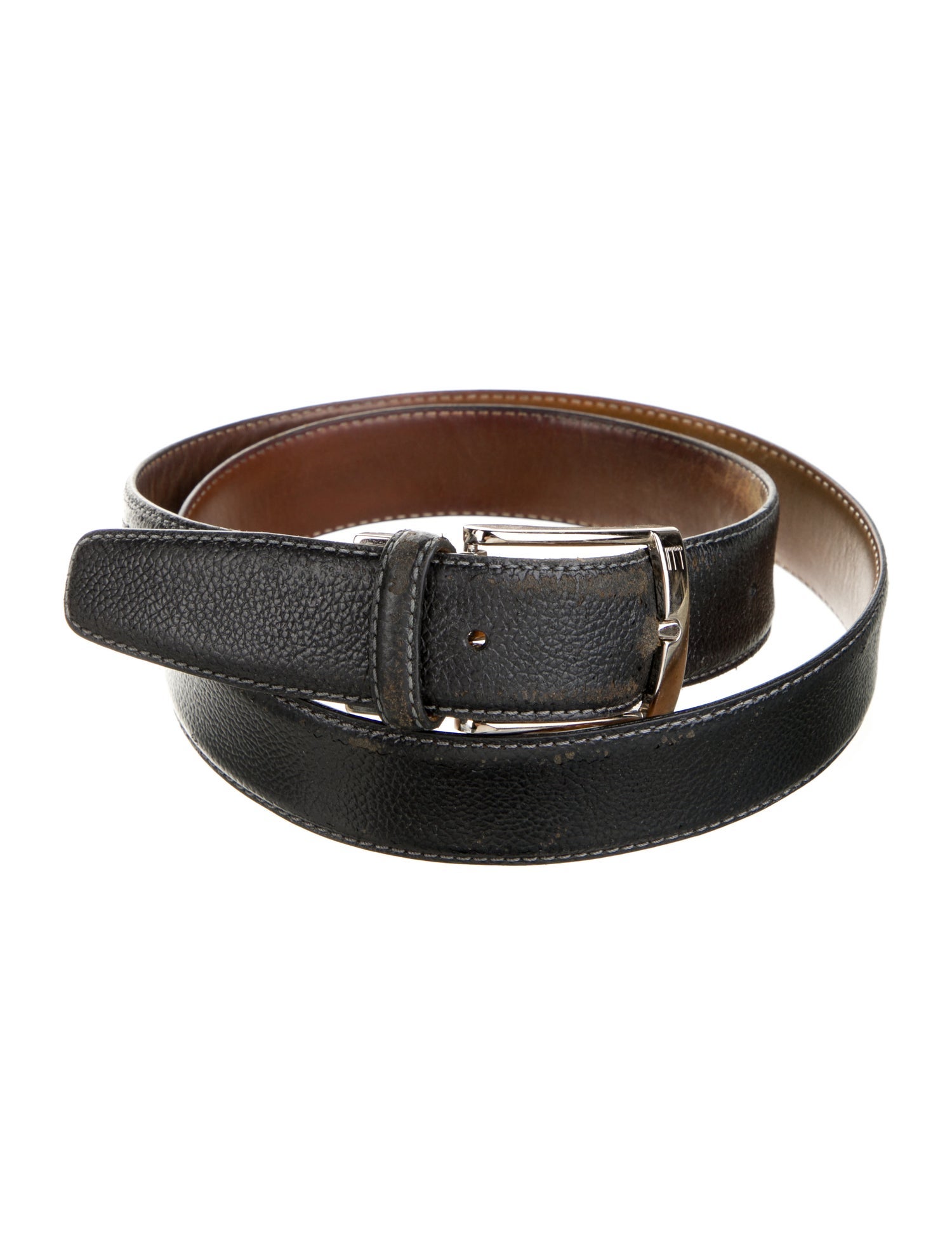 Dunhill Leather Belt - Blue Belts, Accessories - DLL26122 | The RealReal
