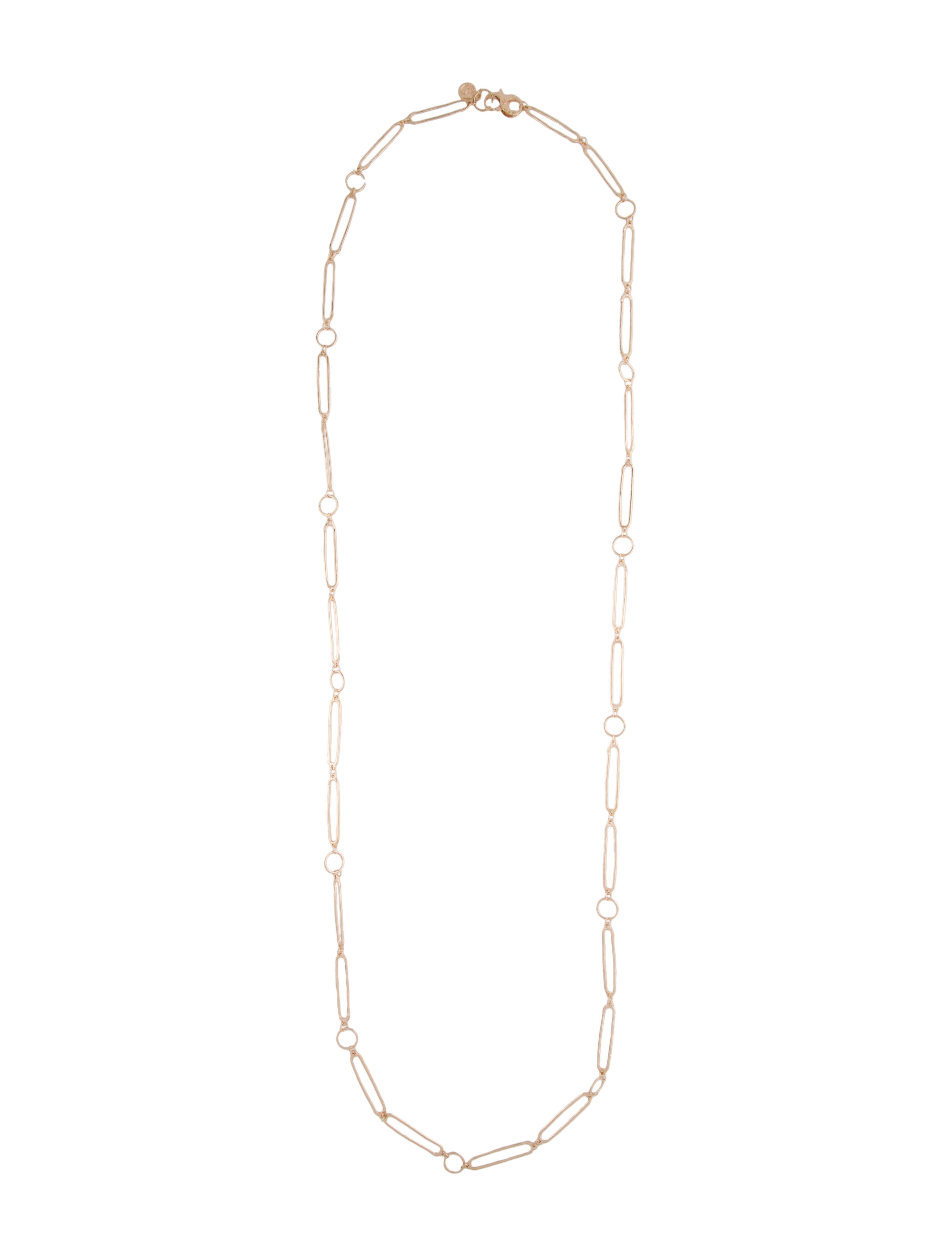 Dominique Cohen 18K Boho Soldered Chain Necklace - 18K Rose Gold Chain ...