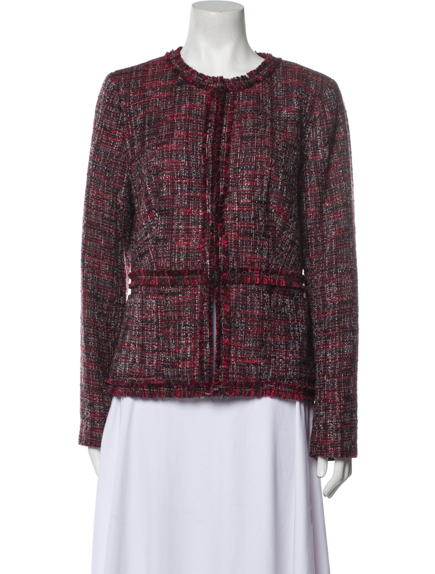 Escada Tweed Pattern Jacket - Black Jackets, Clothing - ESC127779 | The ...