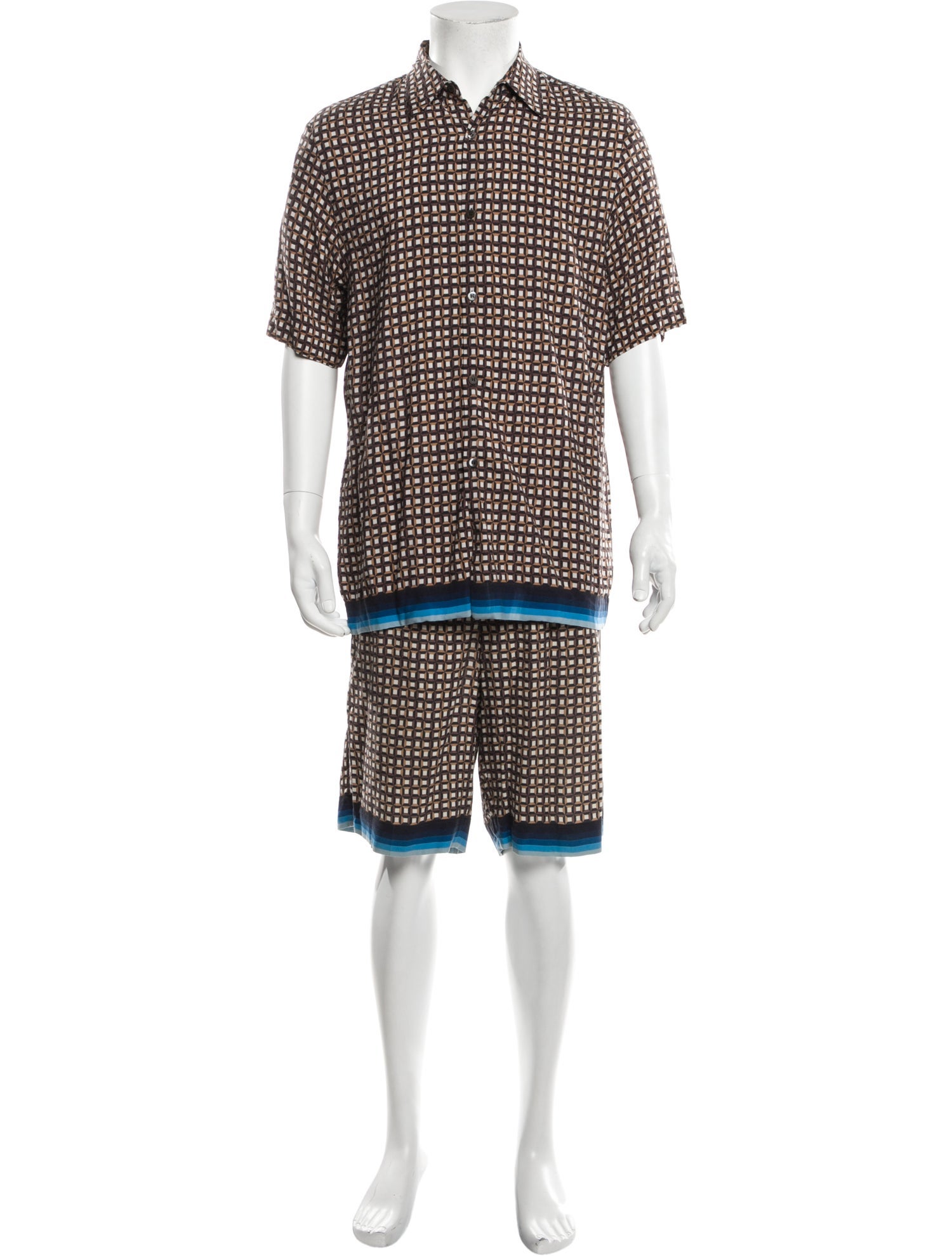 Gucci 2021 Printed Pajama Set - Black, 11.75" Rise Lounge & Sleepwear ...