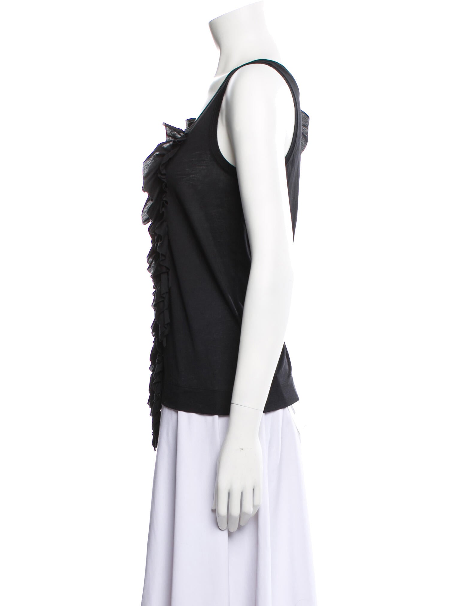 Barbara Bui Printed Layered Top - Black Tops, Clothing - BAB22250 | The ...