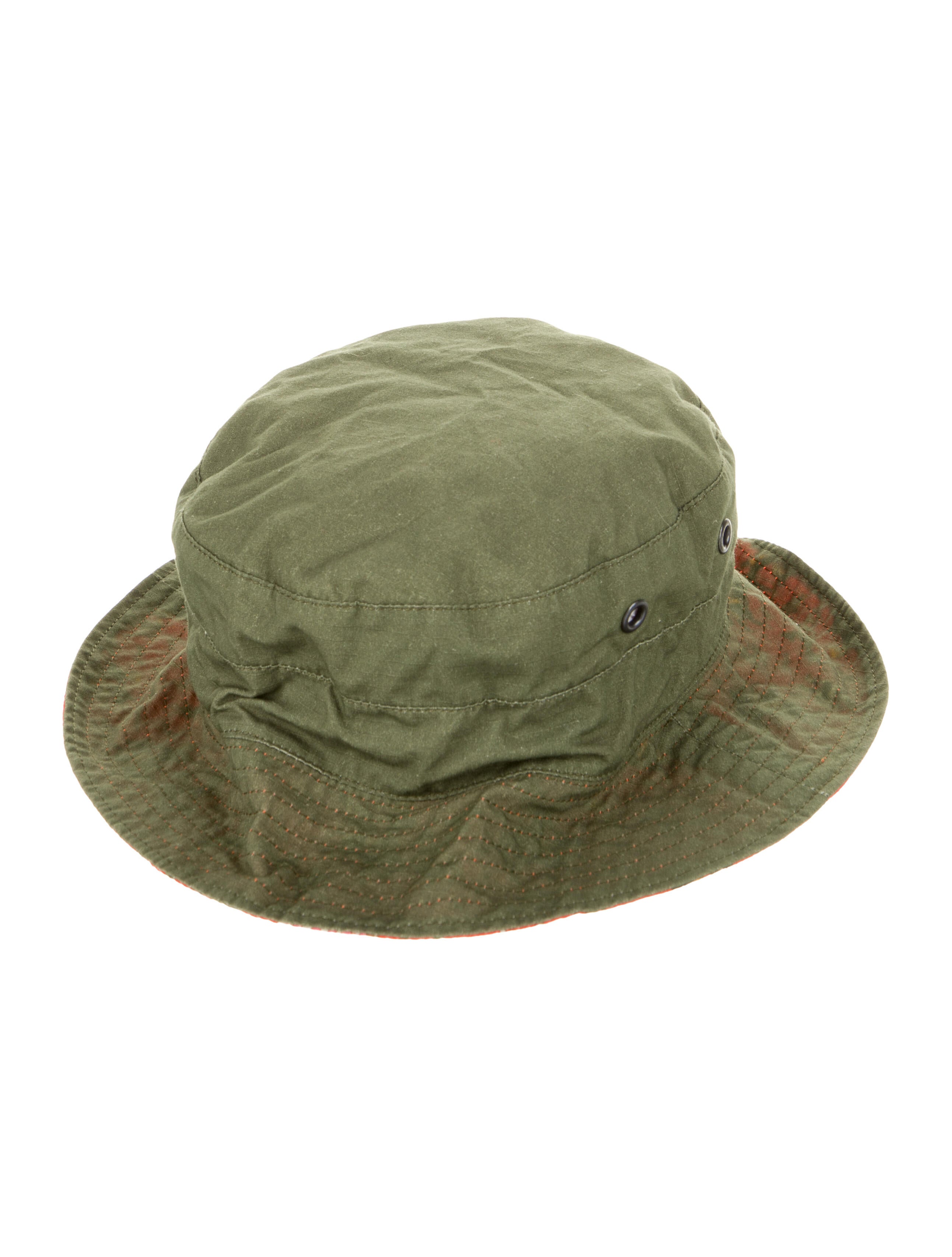 Drake's Patterned Bucket Hat - Green Hats, Accessories - DRK21439 | The ...