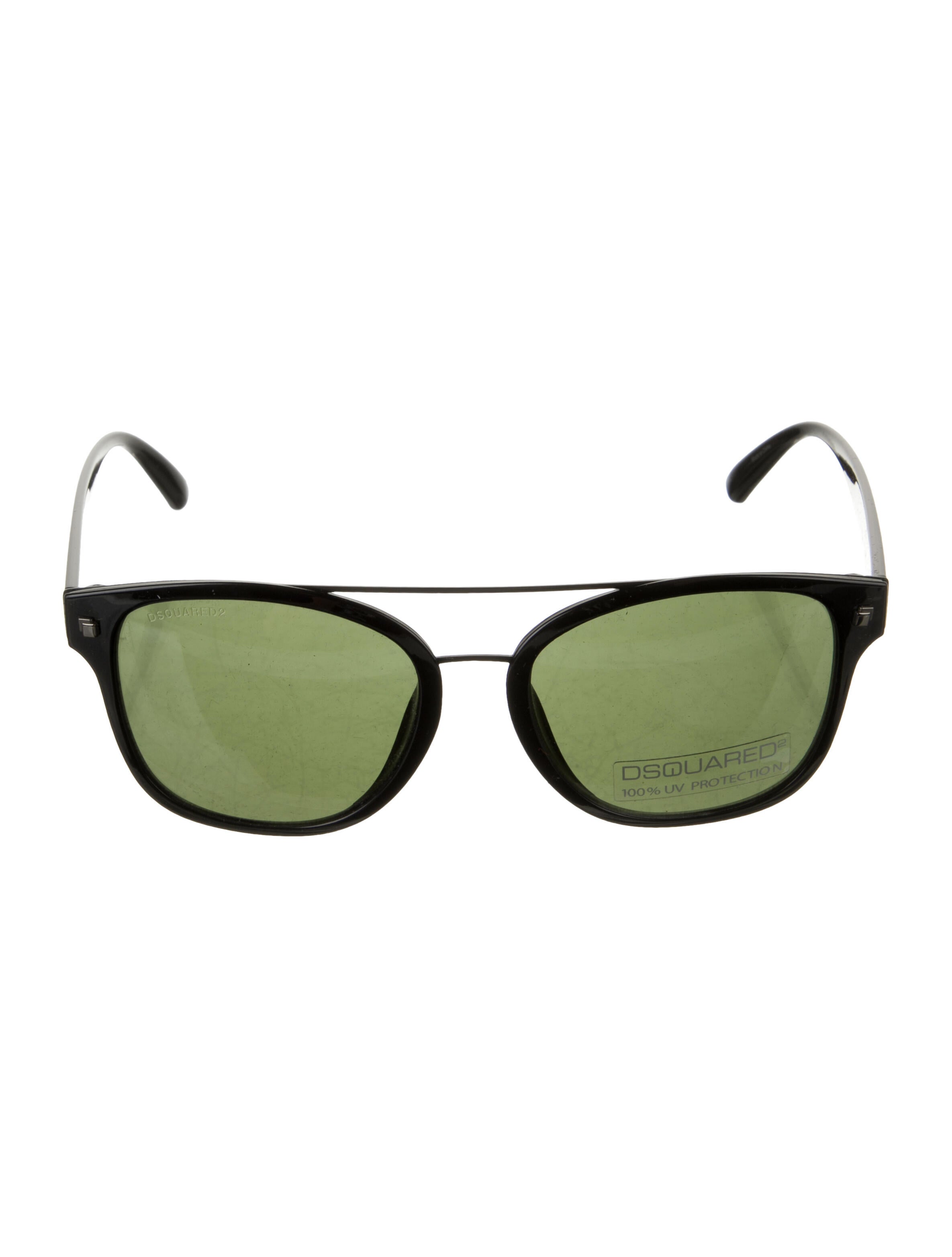 Dsquared² Aviator Tinted Sunglasses Black Sunglasses Accessories