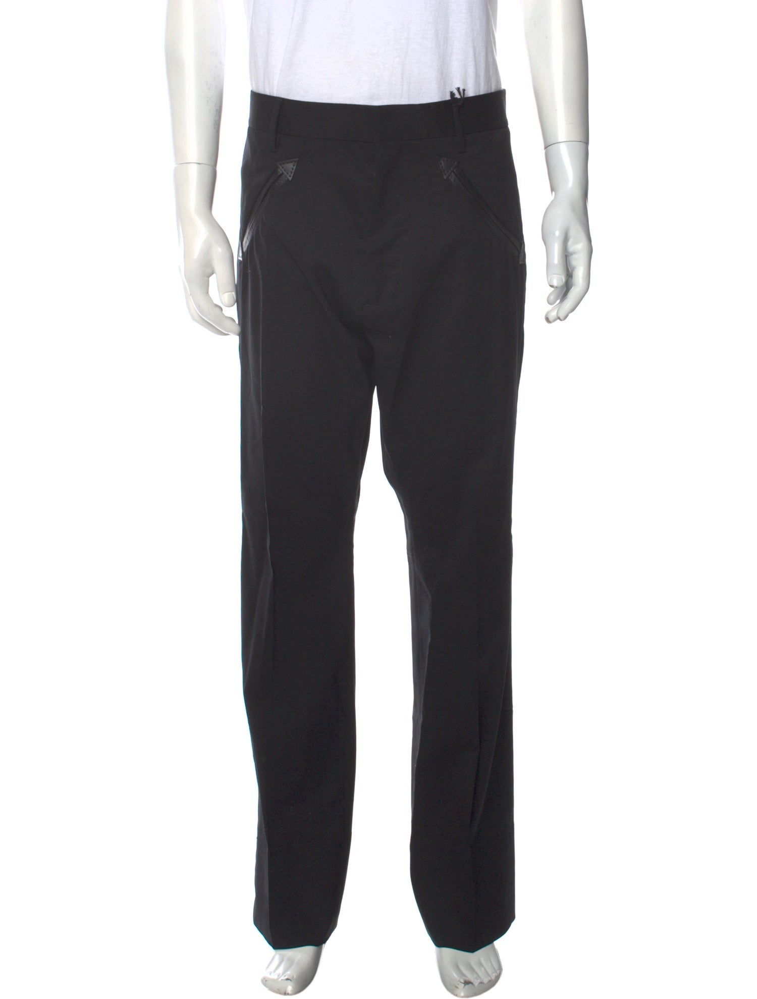 Dsquared² Virgin Wool Pants - Black, 13" Rise Pants, Clothing ...