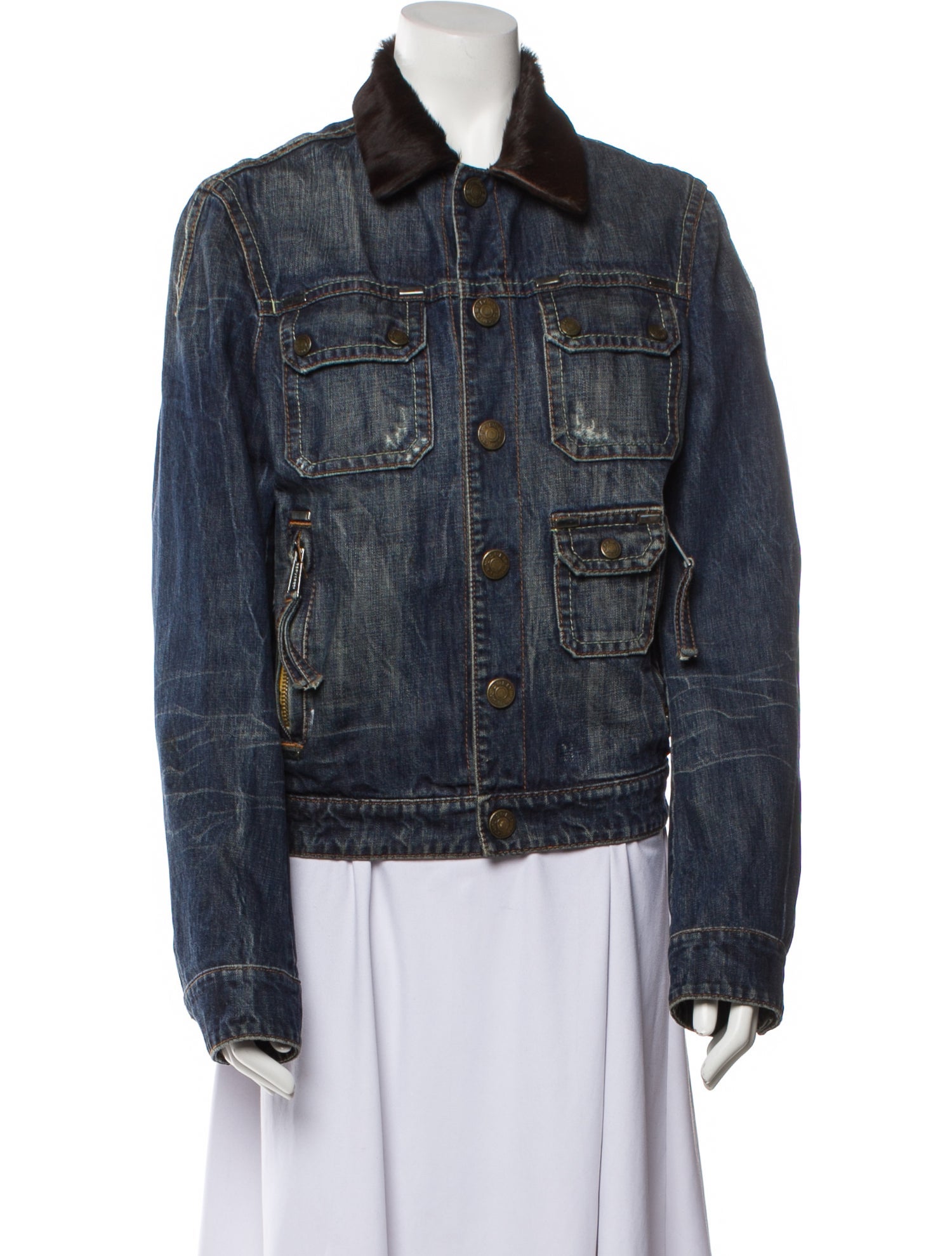 Dsquared² Denim Jacket - Blue Jackets, Clothing - DSQ64185 | The RealReal