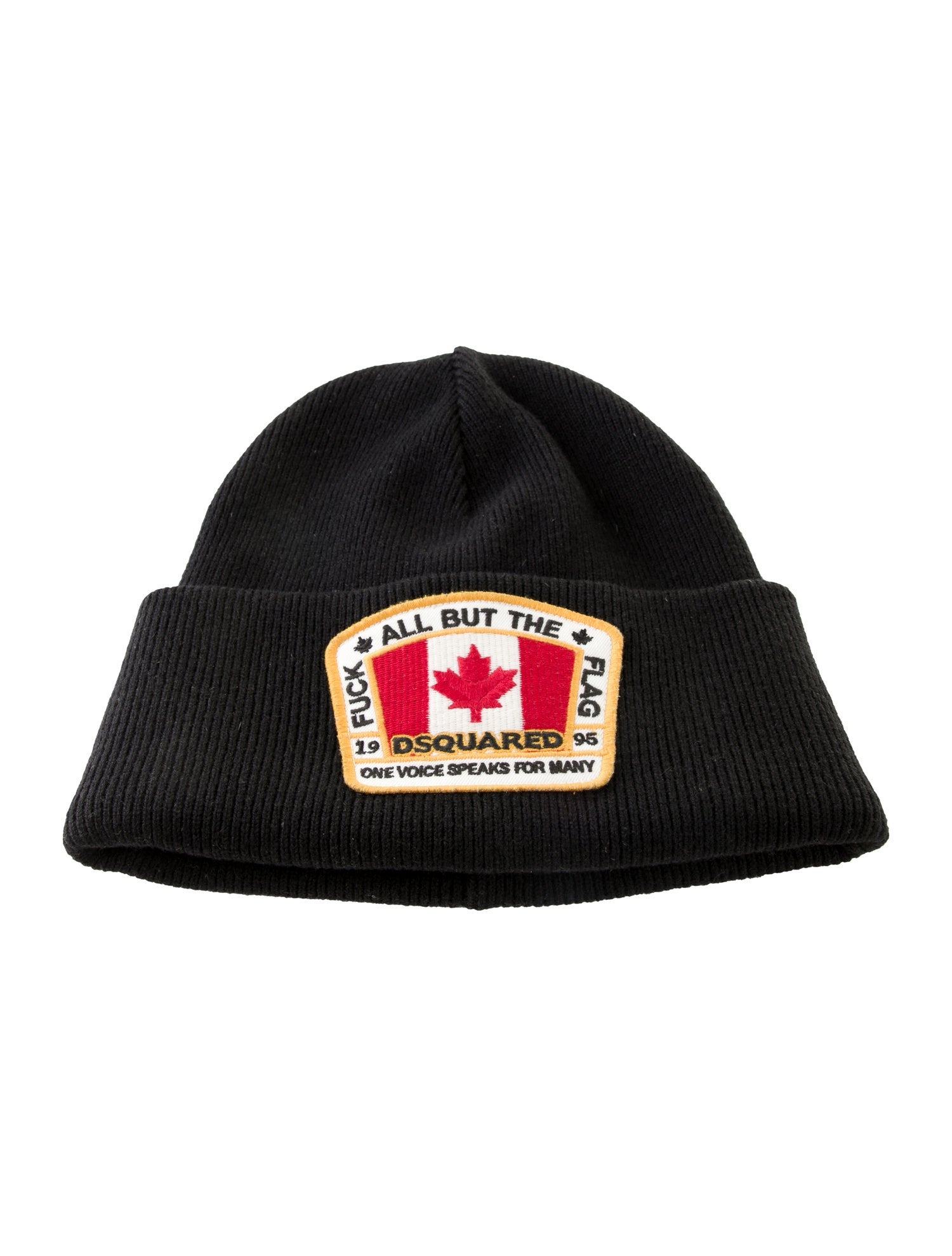 Dsquared² Knit Logo Beanie - Black Hats, Accessories - DSQ67732 | The ...
