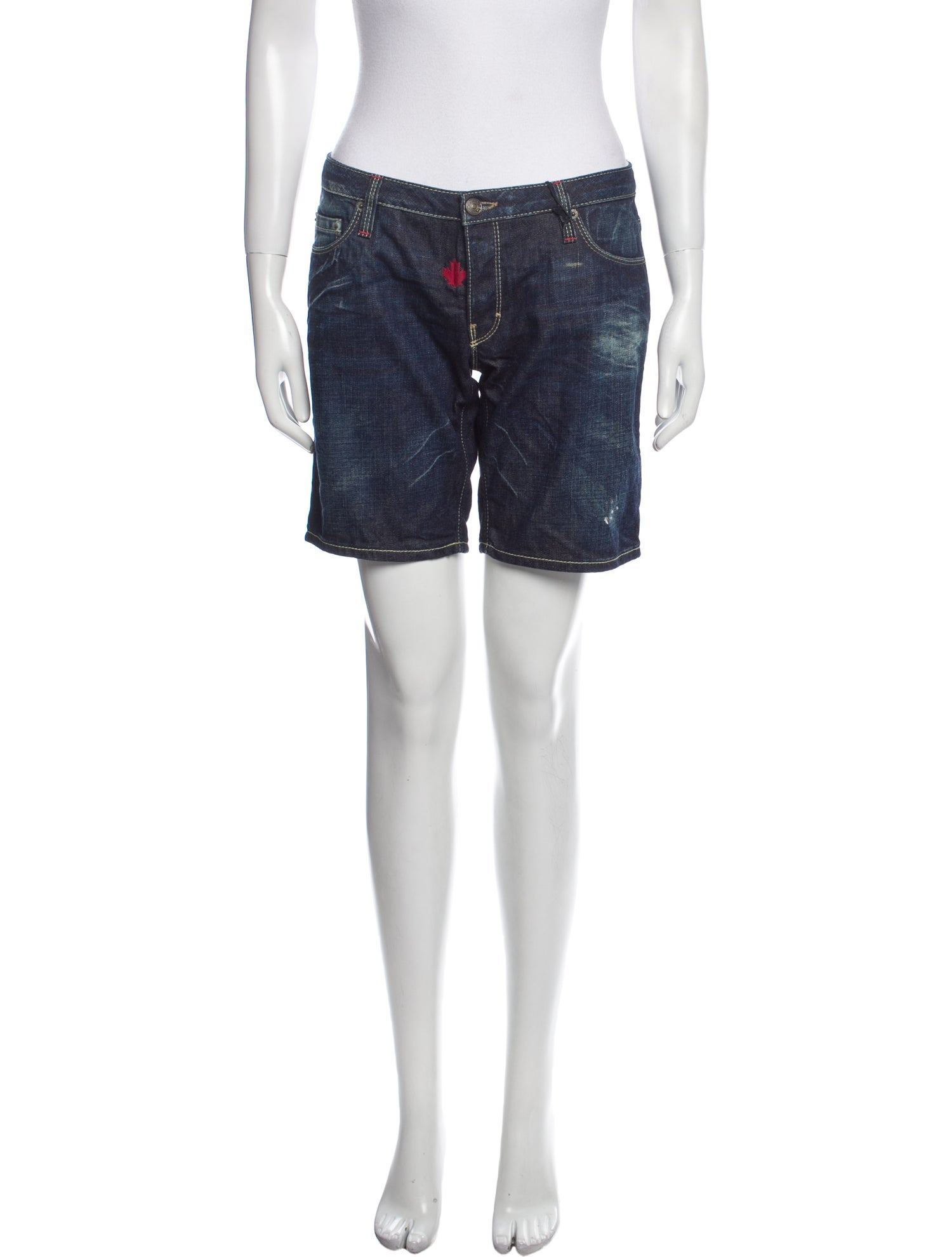 Dsquared² Mini Shorts w/ Tags - Blue, 7.75" Rise Shorts, Clothing ...