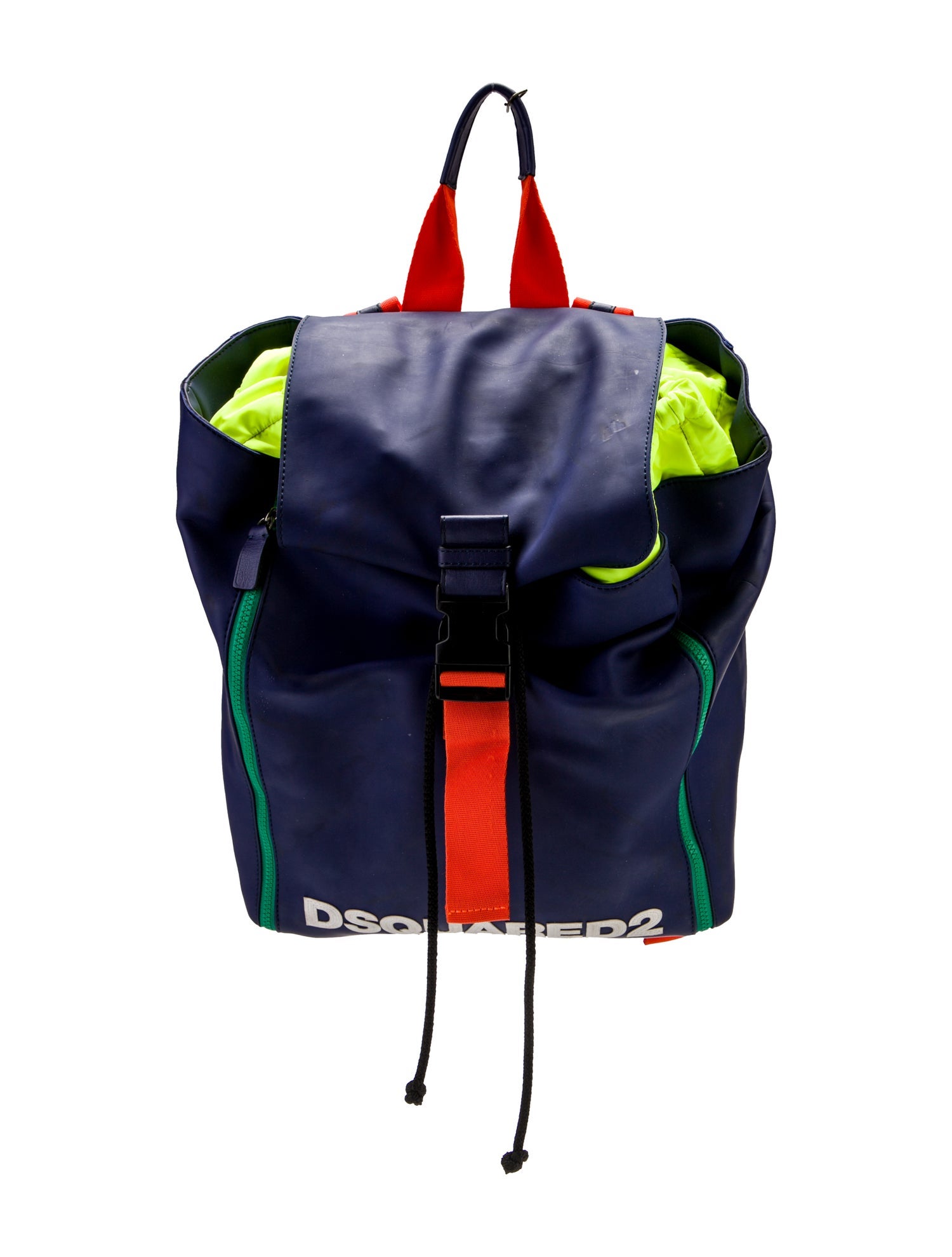 Dsquared² Rubber Backpack - Blue Backpacks, Handbags - DSQ73396 | The ...