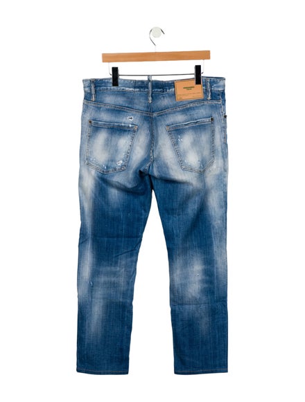 EARTHLING VIP Straight-Leg Jeans - Green, 13.75" Rise Jeans, Clothing ...