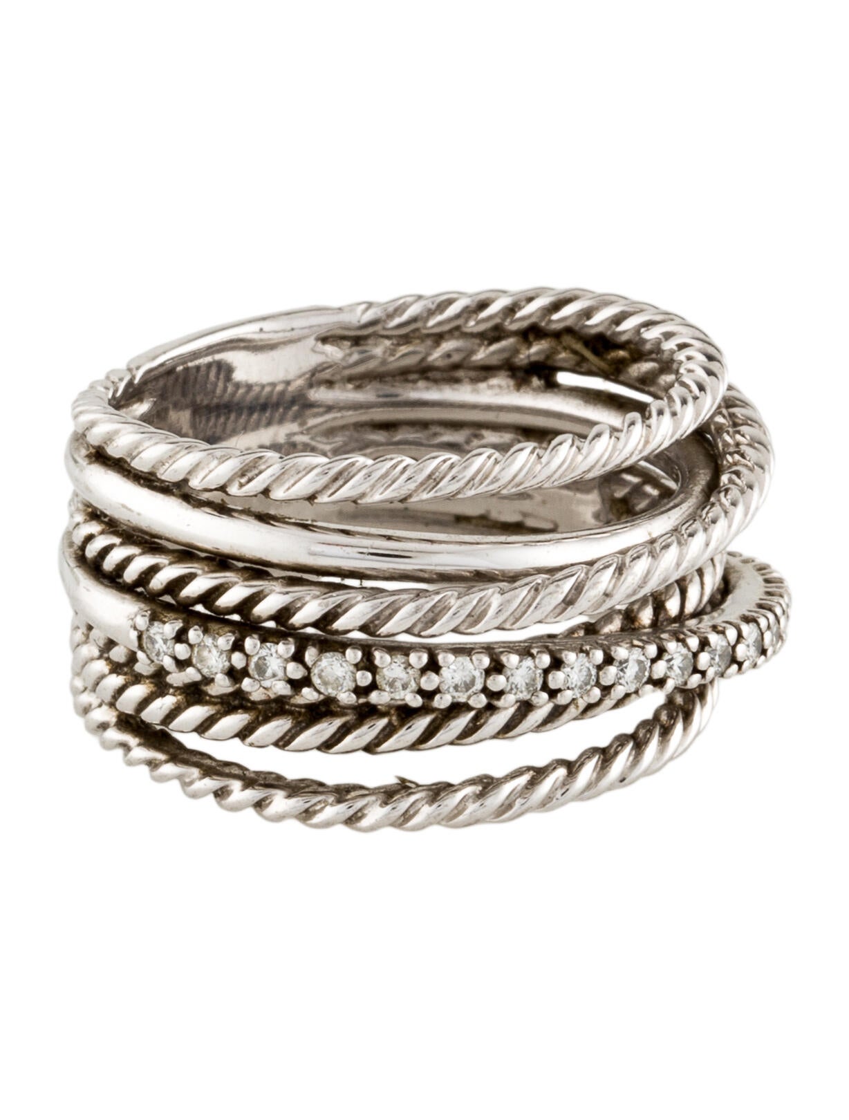 David Yurman Confetti Ring - 18K Yellow Gold Band, Rings - DVY25627 ...
