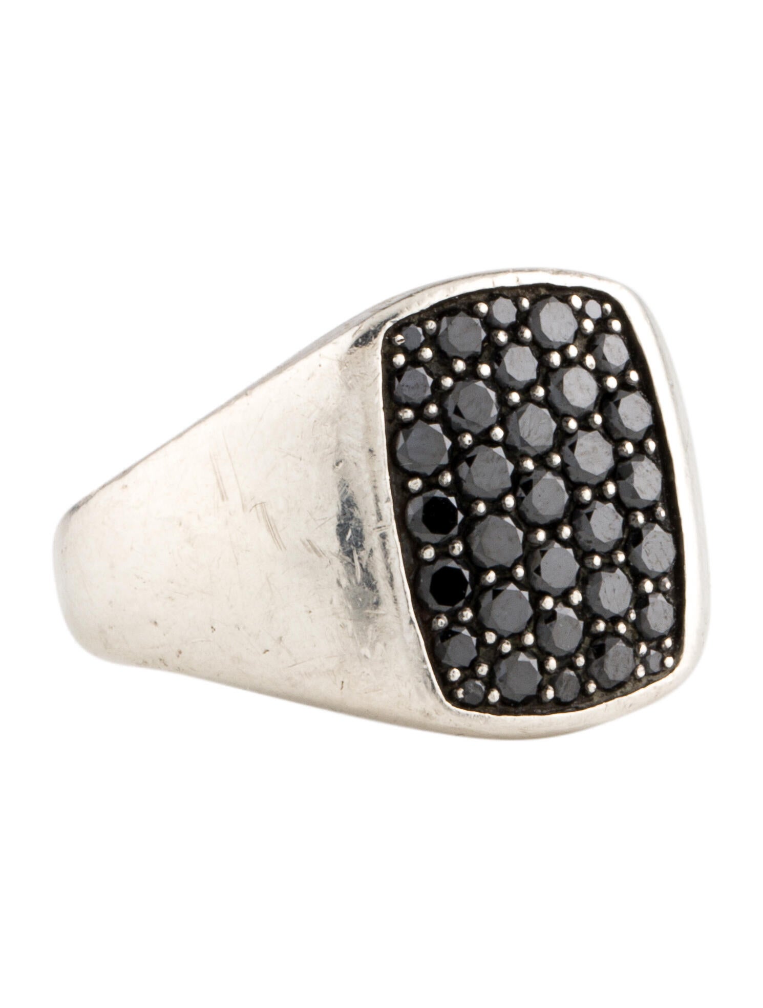 David Yurman Ruby Signet Ring - Sterling Silver Signet Ring, Rings ...