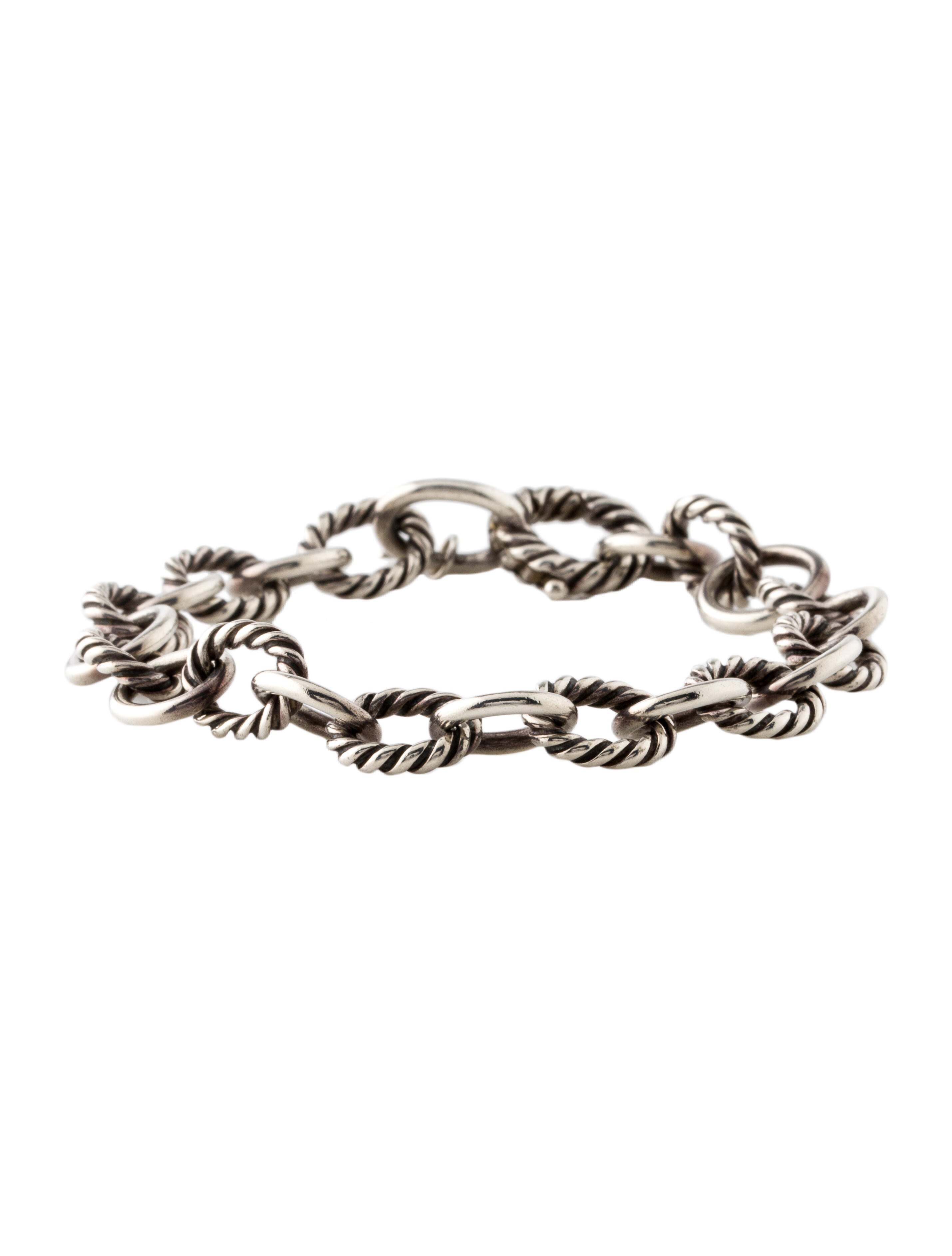 David Yurman Extra-Large Box Chain Bracelet - Sterling Silver Link ...