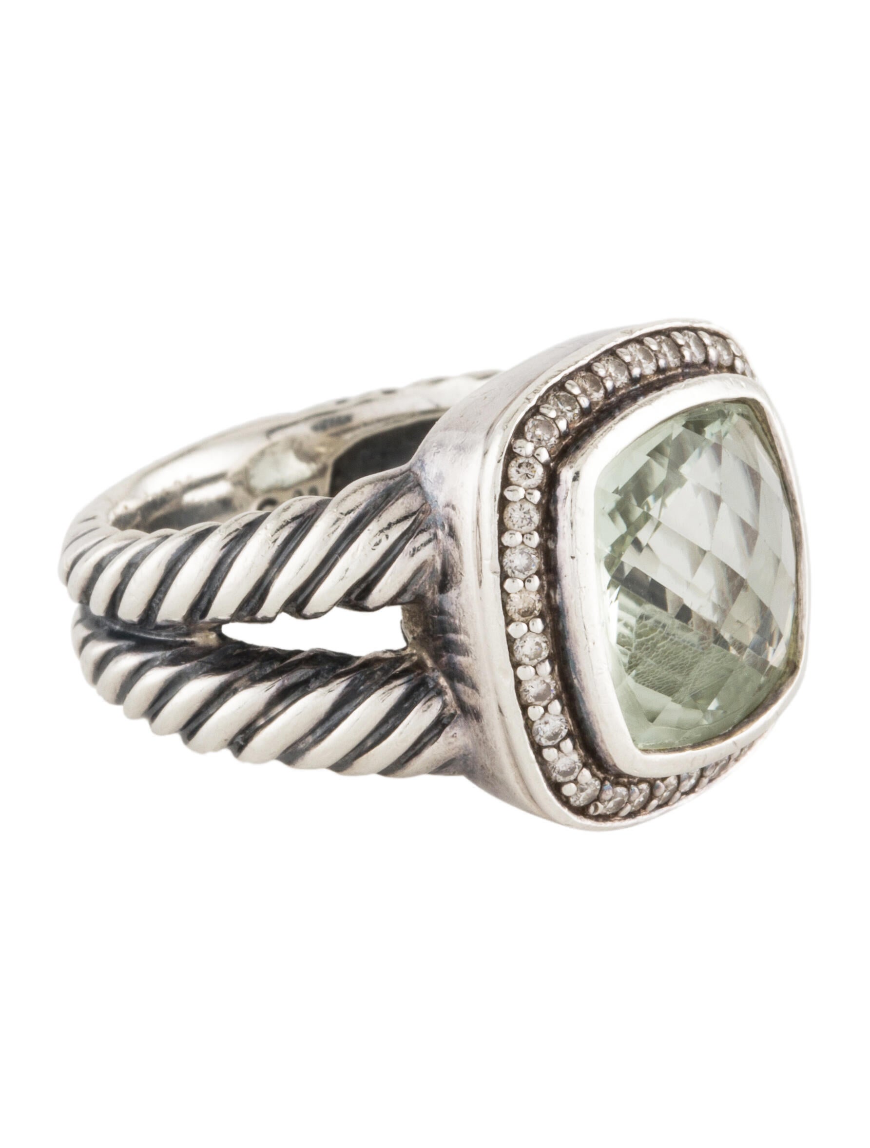 David Yurman 18K Diamond & Topaz Large Noblesse Ring - 18K Yellow Gold ...