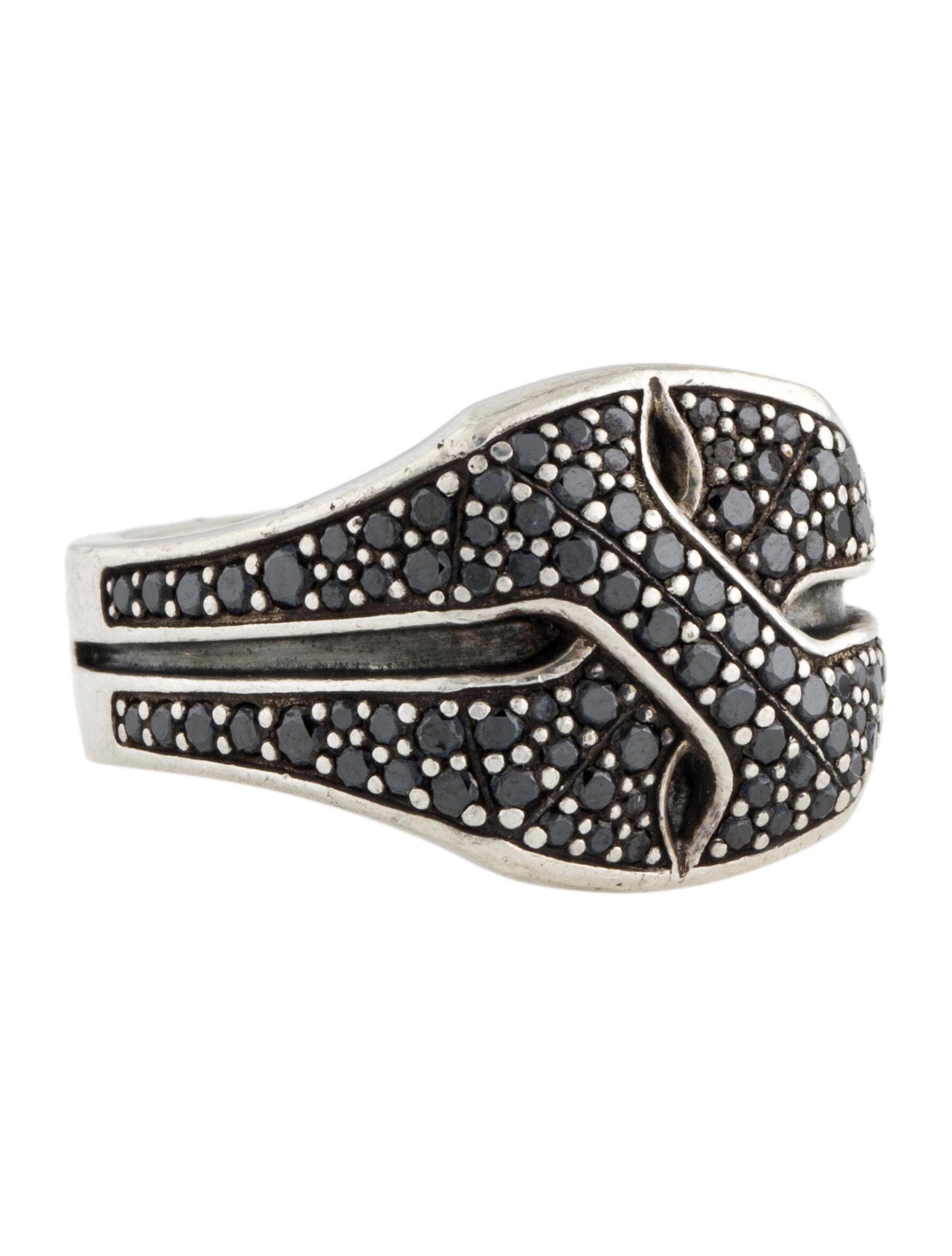 David Yurman Diamond Amory Signet Ring - Sterling Silver Signet Ring ...