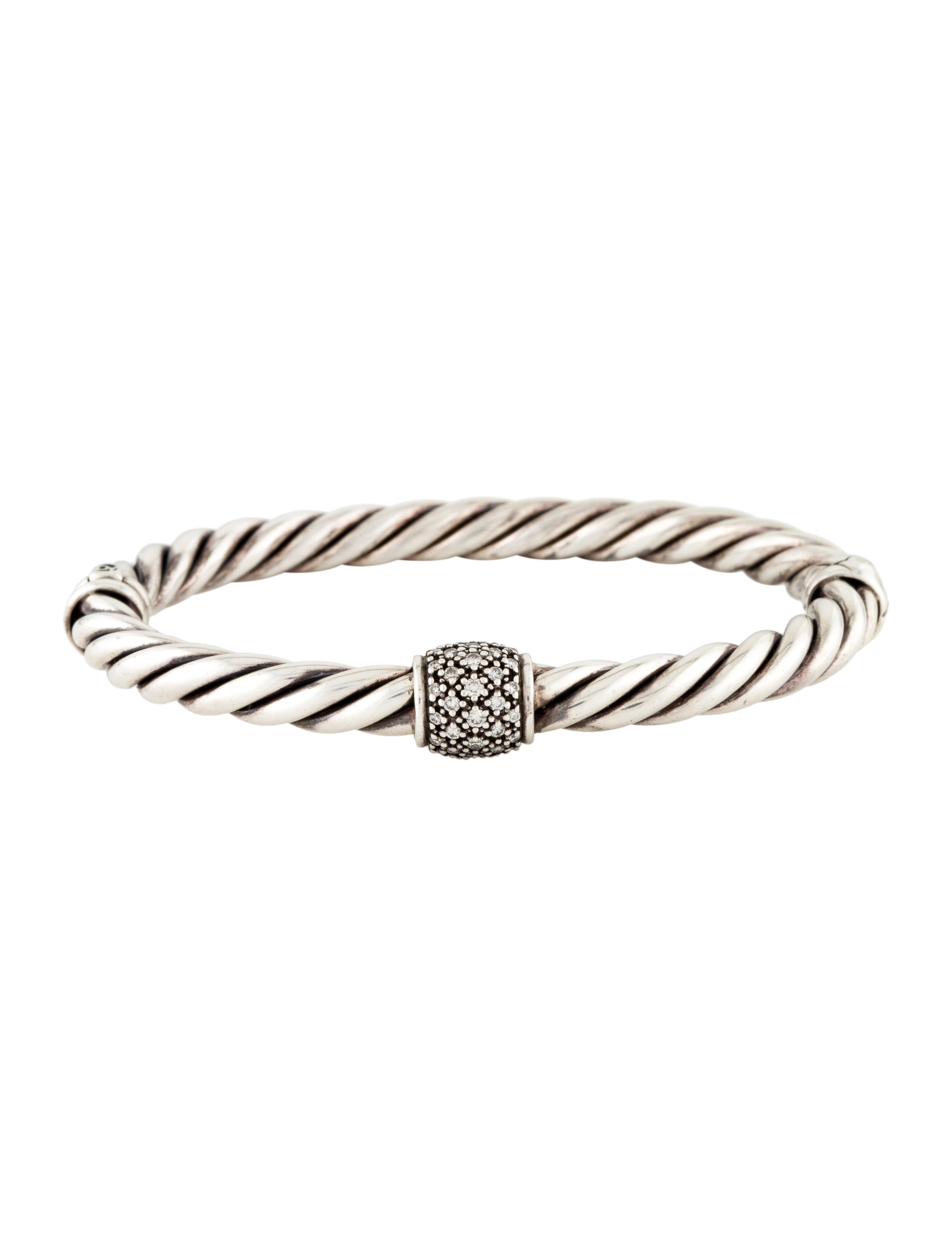 David Yurman Topaz Color Classics Bangle Set - Sterling Silver Bangle ...