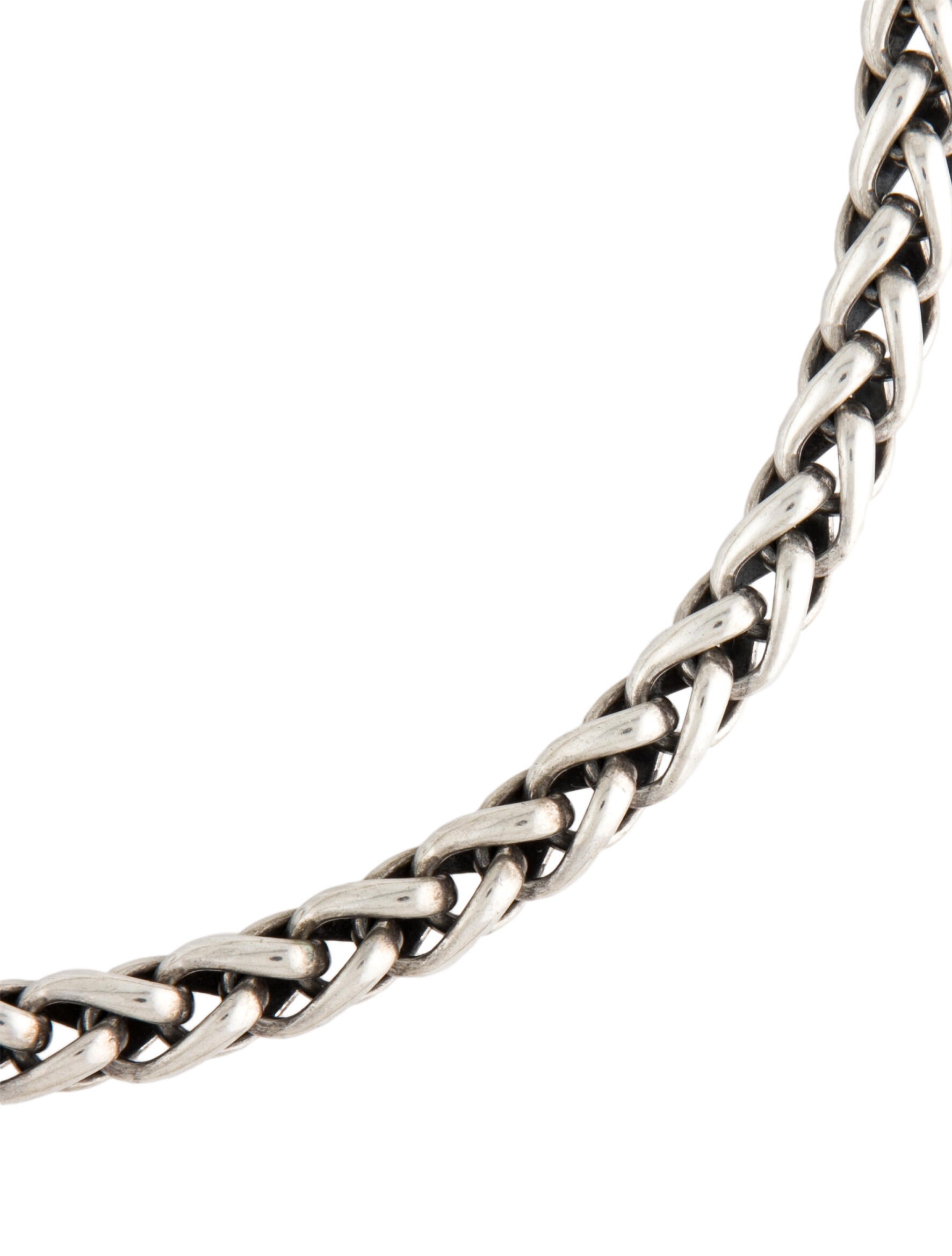 David Yurman Two-Tone Wheat Chain Necklace - Choker, Necklaces ...