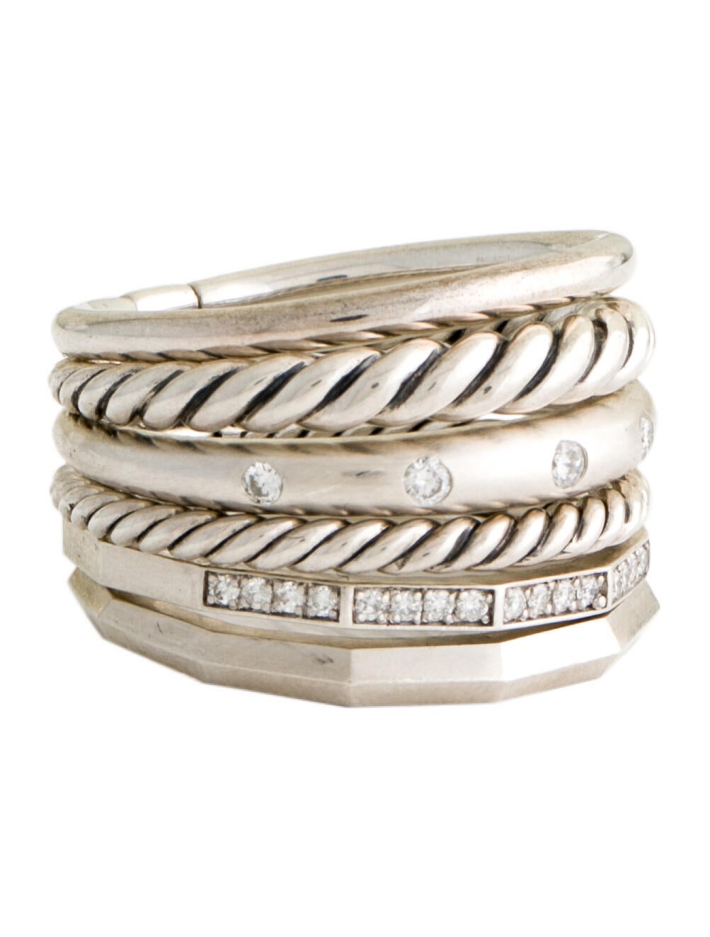 Hermès Kelly Ring - Silver, Sterling Silver Band, Rings - HER104387 ...