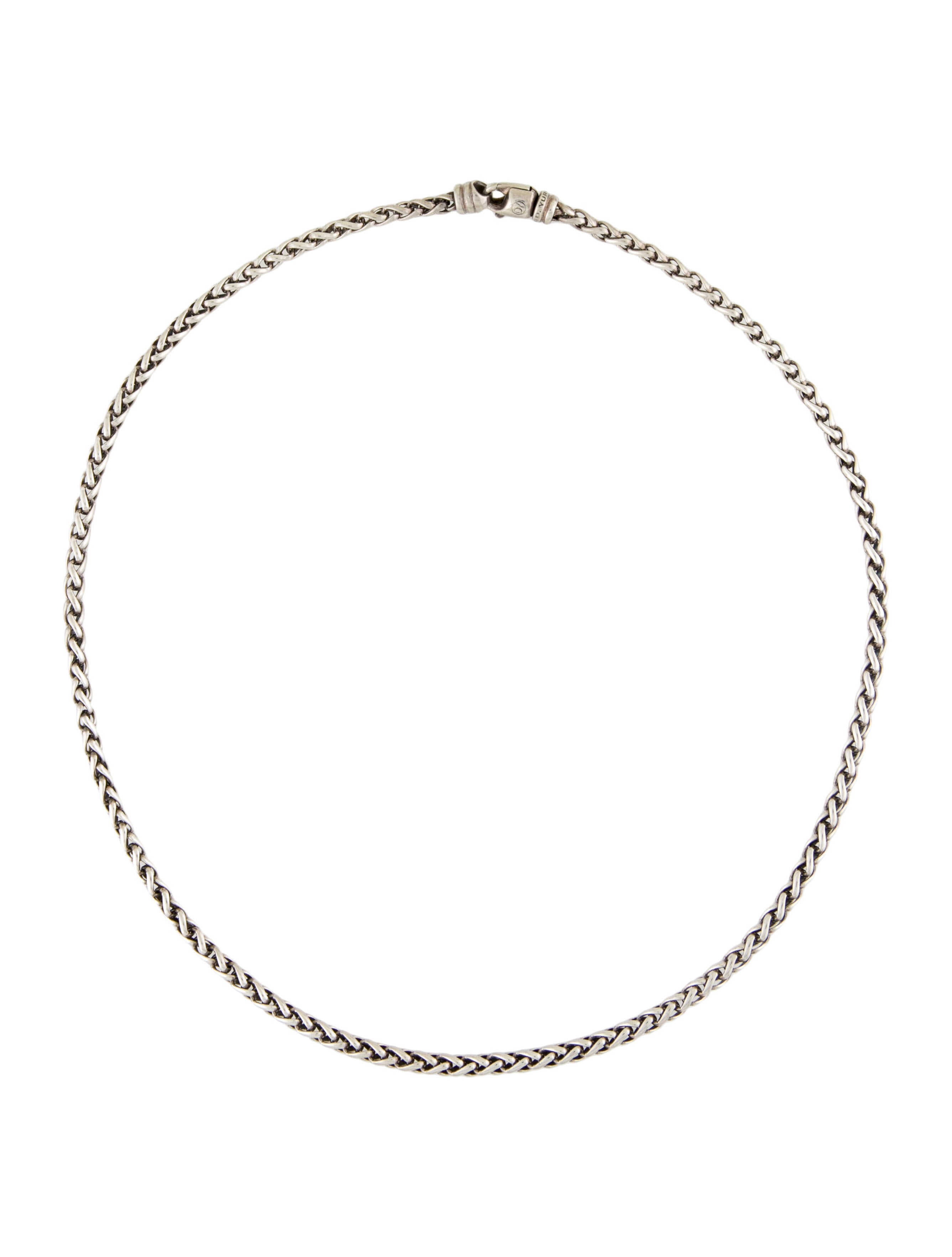 David Yurman Wheat Chain Necklace - Sterling Silver Chain, Necklaces ...