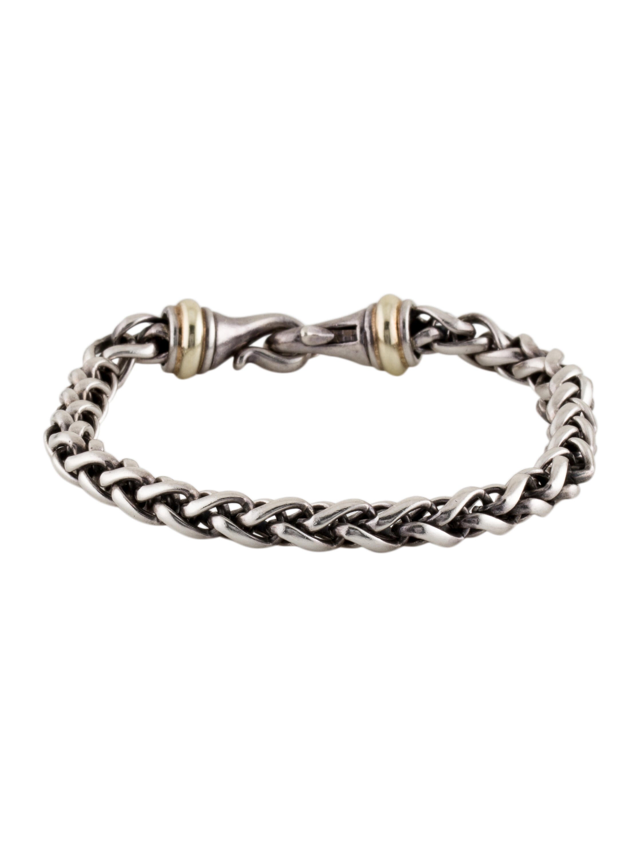 David Yurman Thoroughbred ID Bracelet - Sterling Silver Link, Bracelets ...